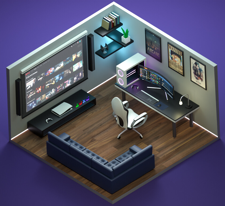 ArtStation - Game room