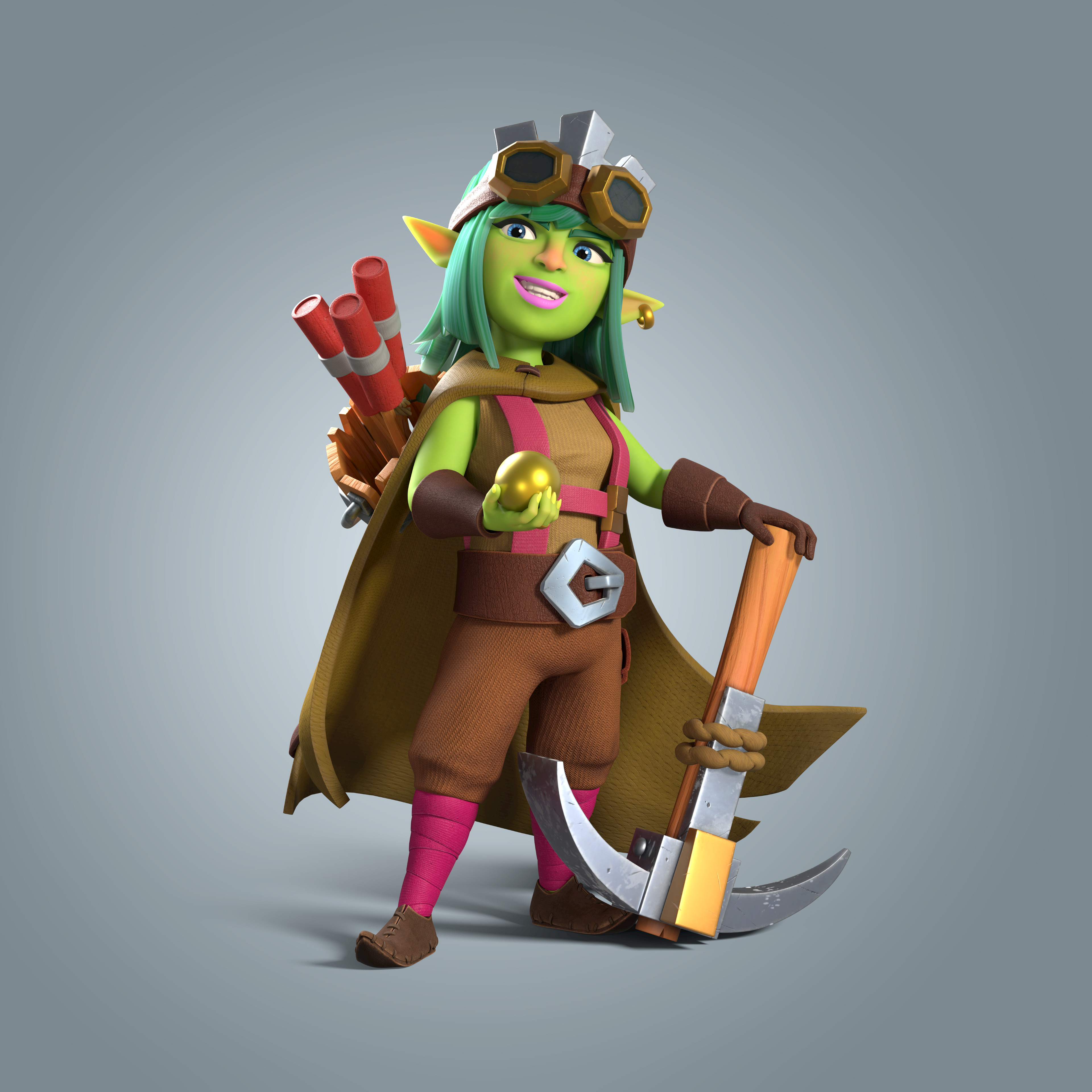 Surface Digital - Clash of Clans : Goblin Archer Queen