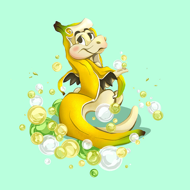 ArtStation - Banana dragon