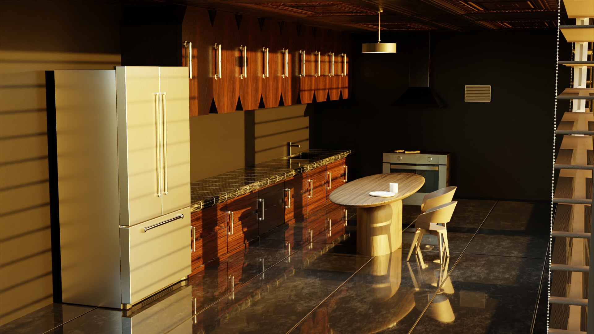 ArtStation - Kitchen Render