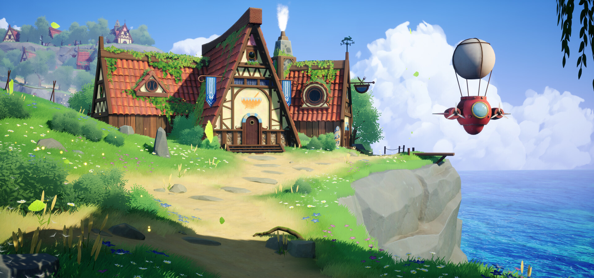 ArtStation - Countryside Inn - Stylized UE4 Environment