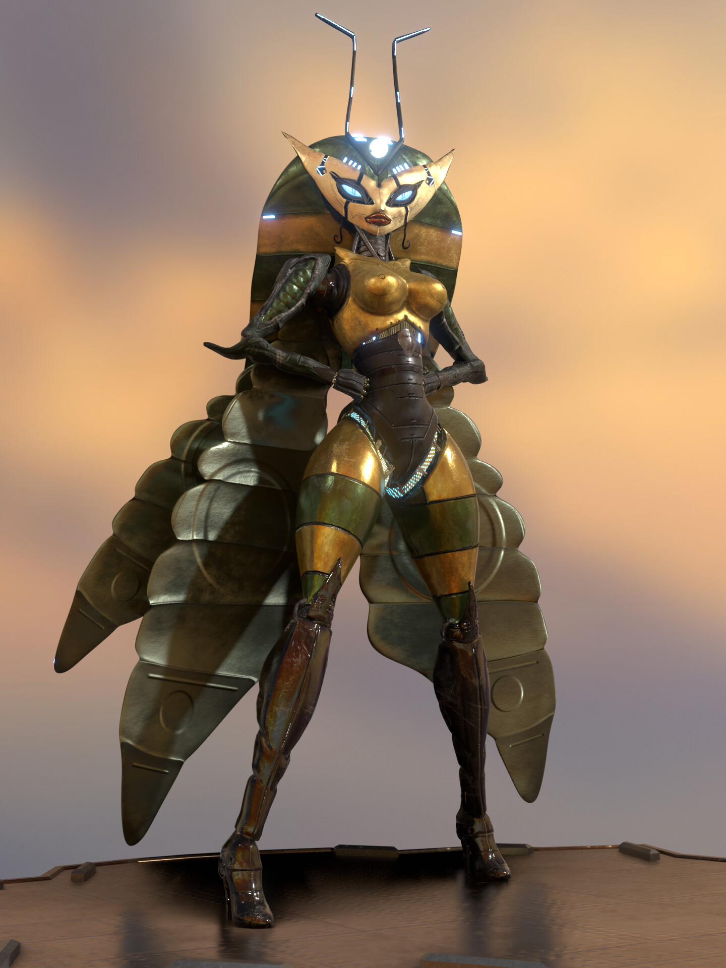 Andrew Brin Collection - Queen Vexus from "Escape from Cluster Prime"