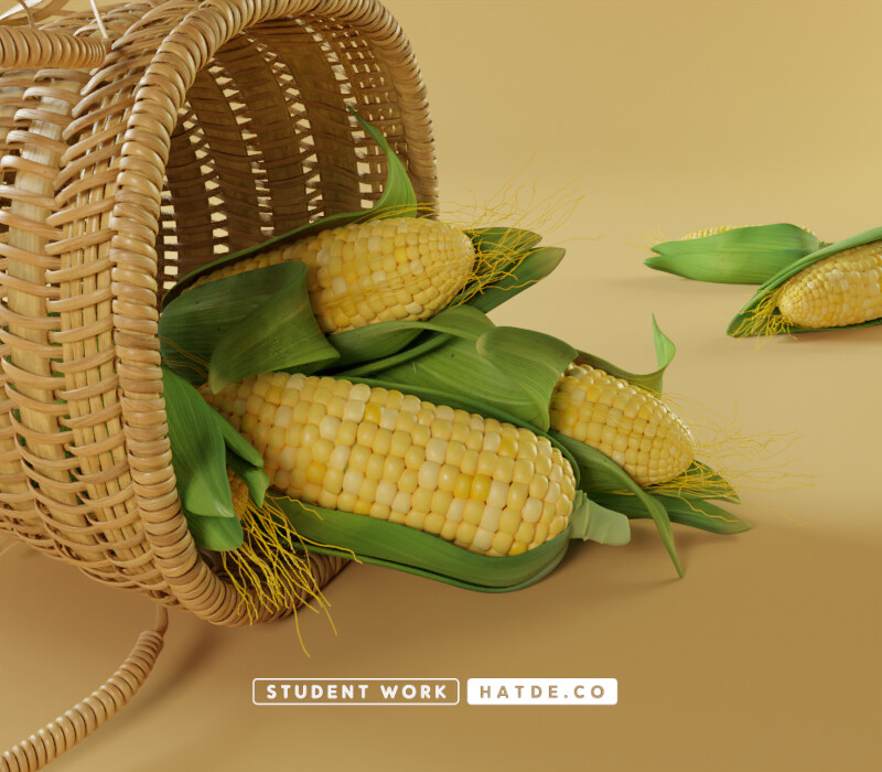 ArtStation - Sweet Corn - Personal Projects - Student Work 2020