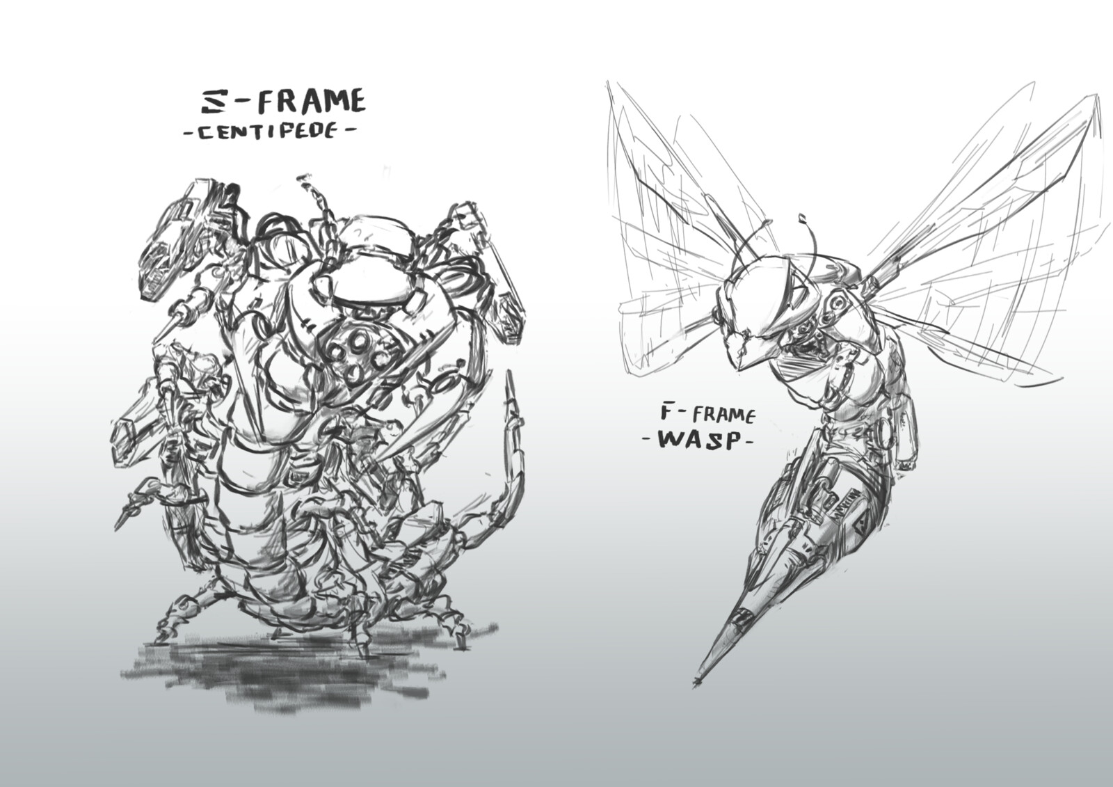 Berwyn Ang - Mecha Centipede / Mecha Wasp