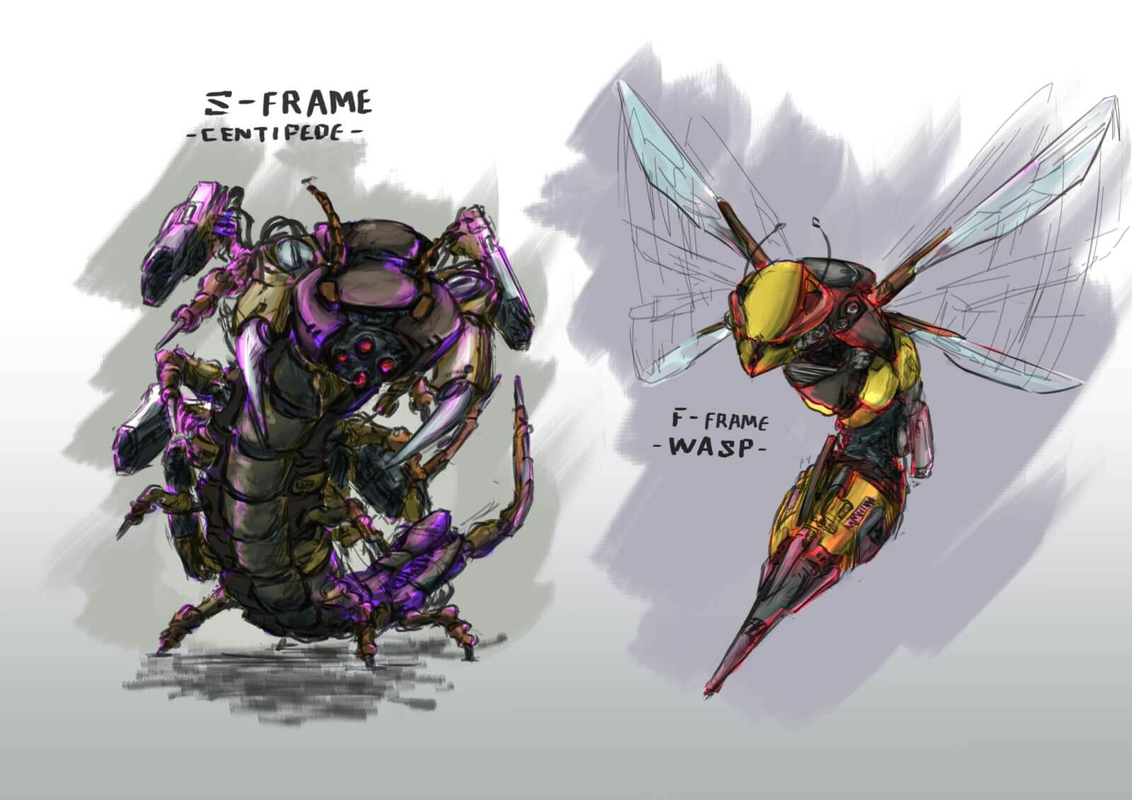 Berwyn Ang - Mecha Centipede / Mecha Wasp