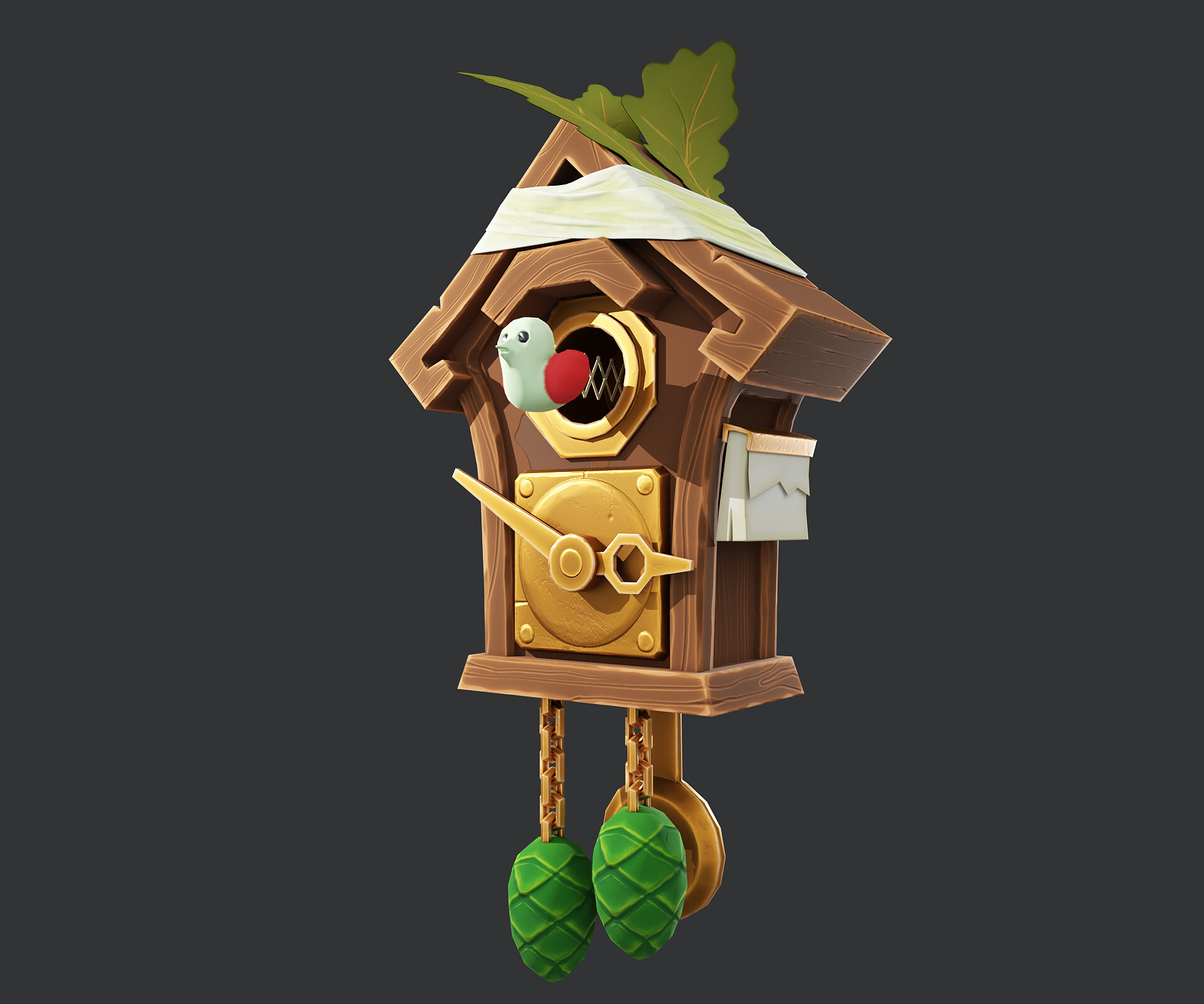 ArtStation - Cuckoo Clock - Stylized Style
