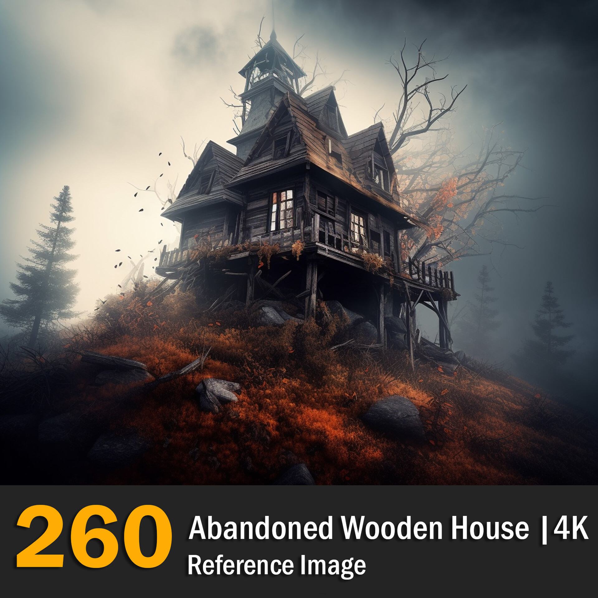 ArtStation - Abandoned Wooden House