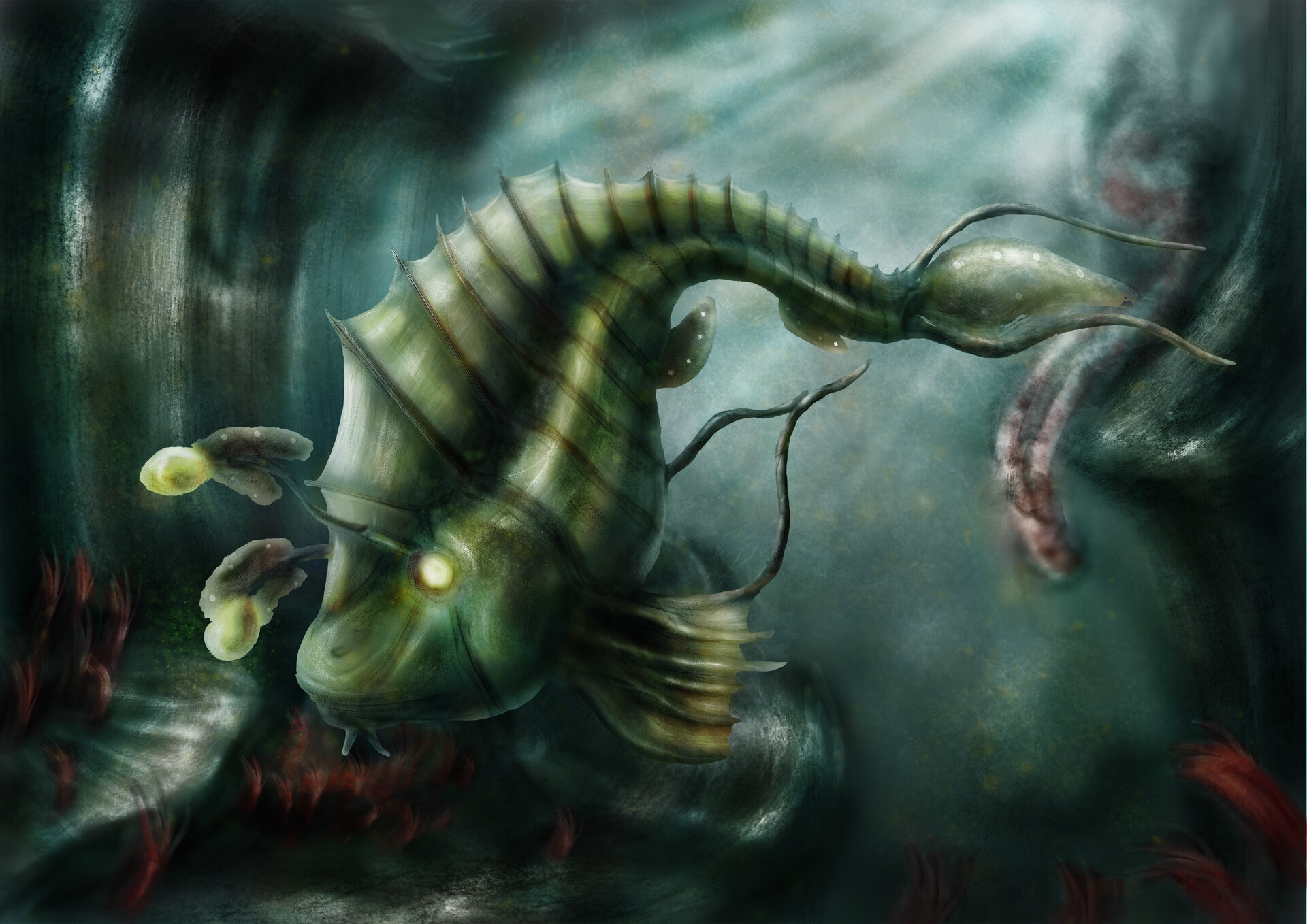 ArtStation - Quills "Abyssal Fish"