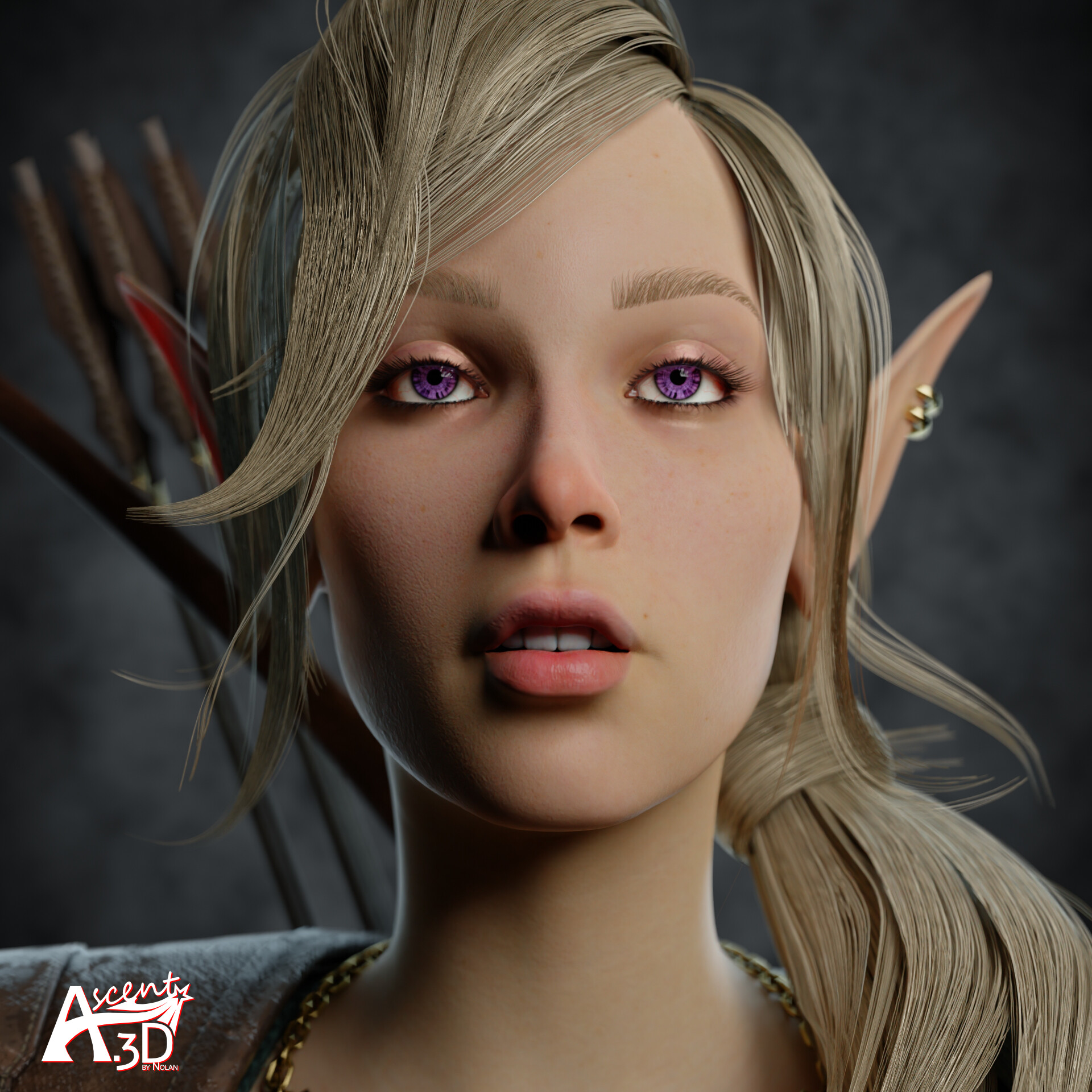 ArtStation - Elf_Archer_Updates & New Renders