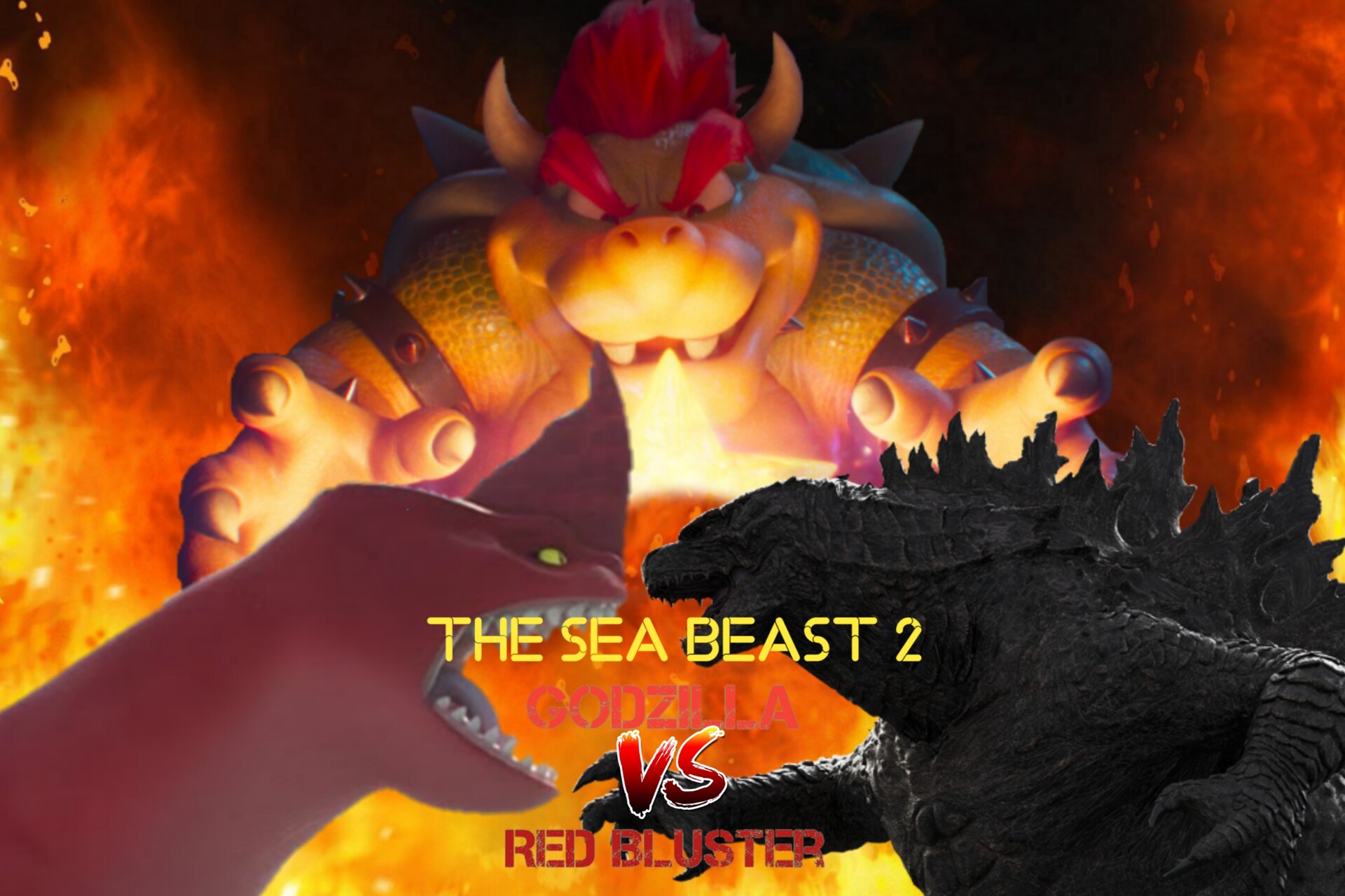 ArtStation - The Sea beast 2:Godzilla vs Red Bluster