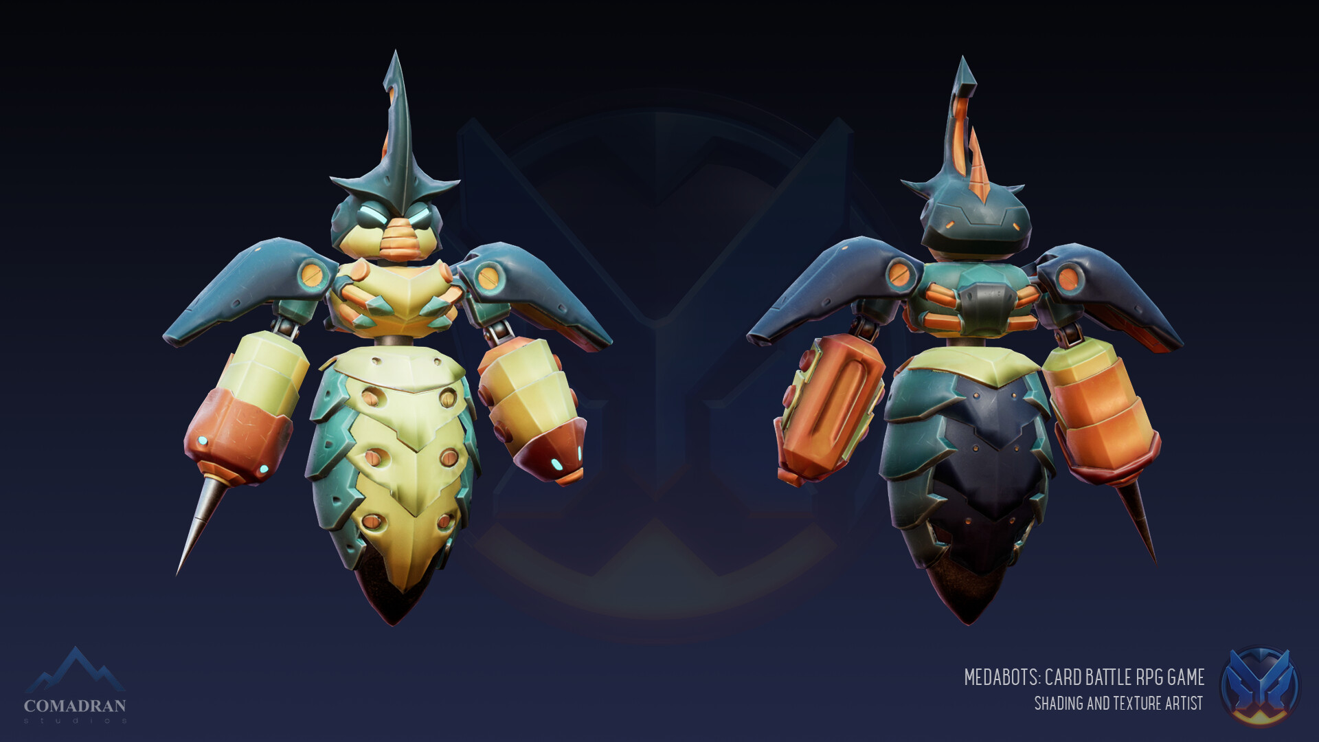 Josu Martin - MyBots: RPG Battle Card Game / Texturing and Shading