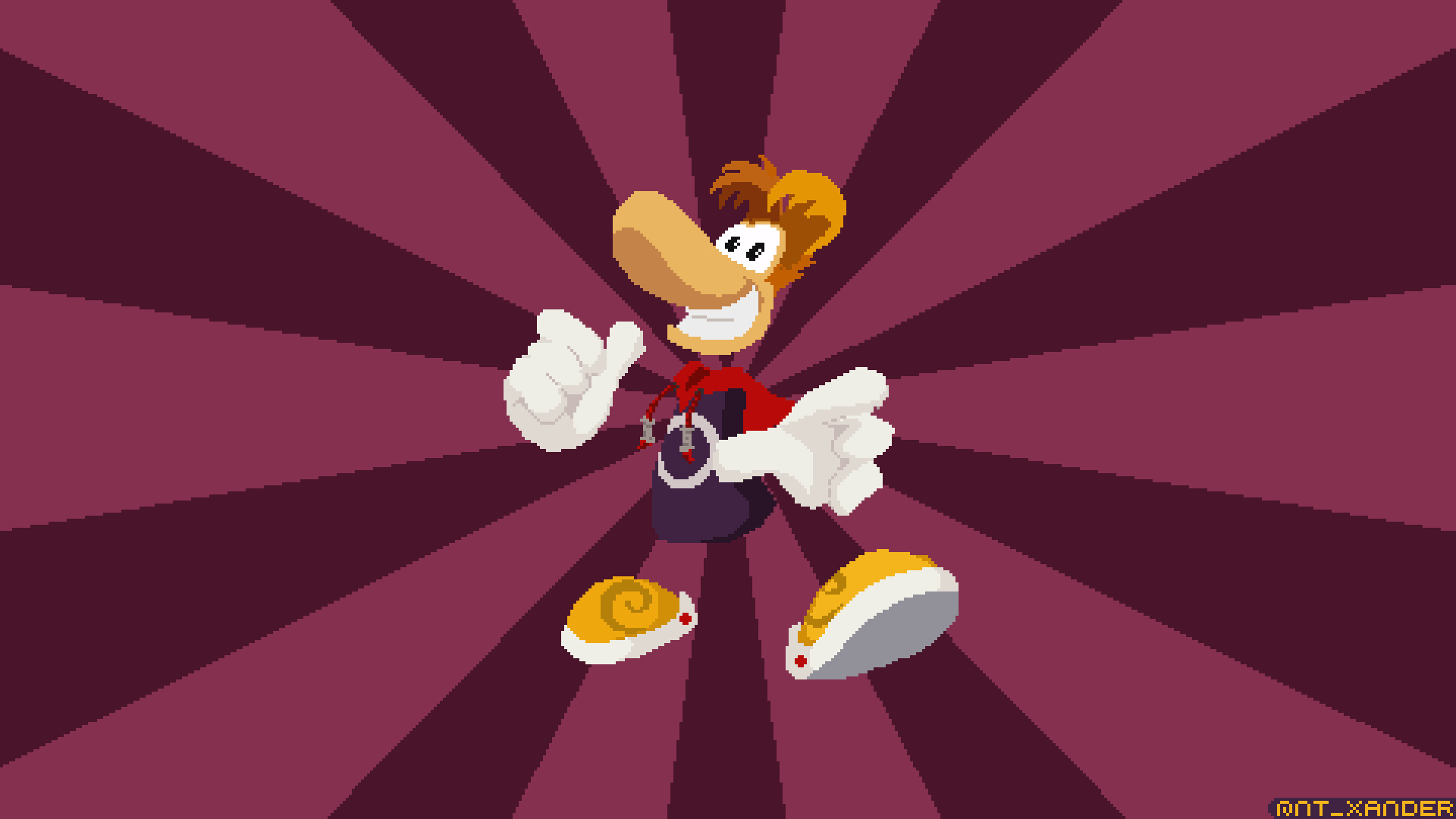 ArtStation - Rayman Pixel art #1