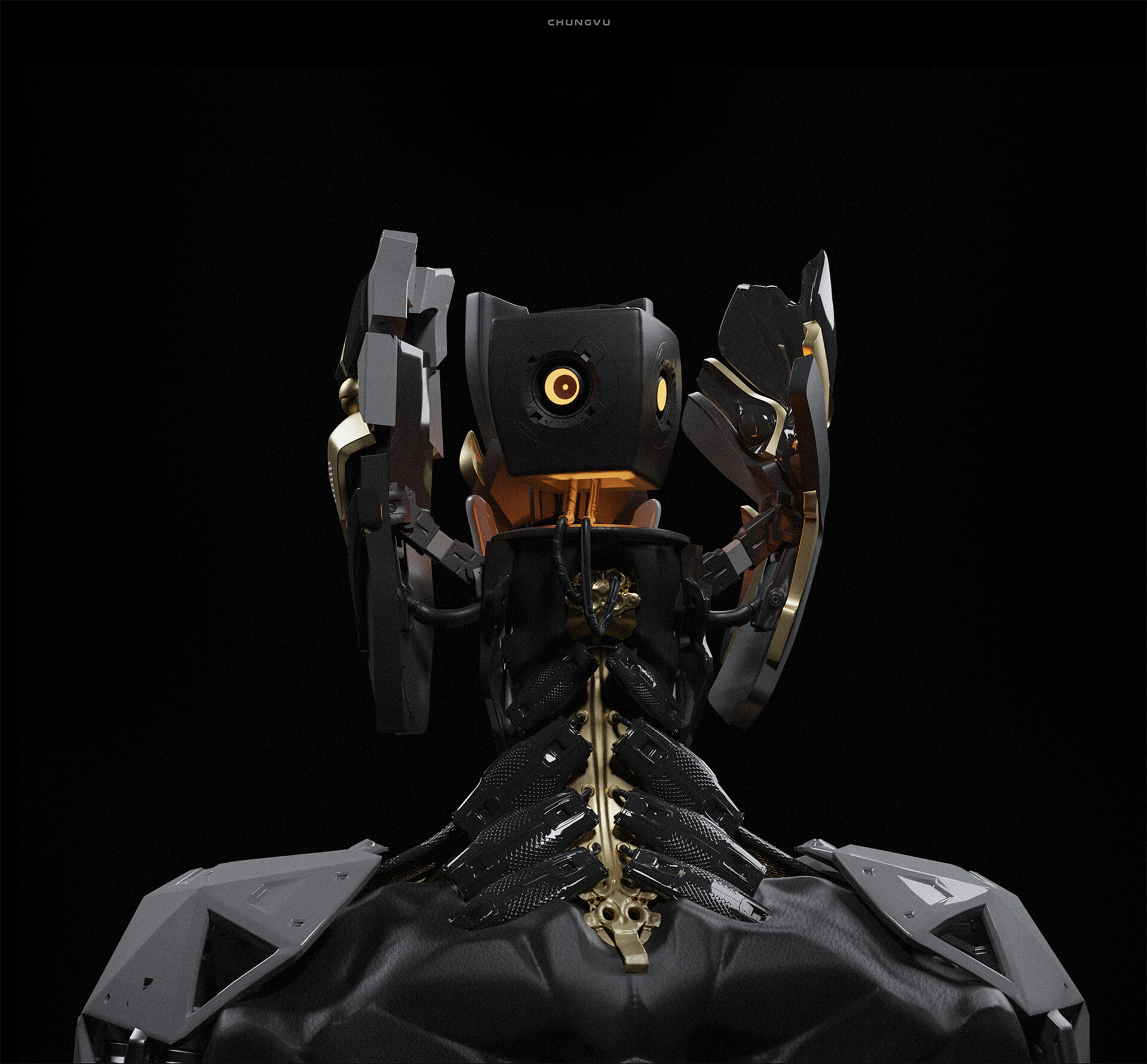 ArtStation - Robot bust