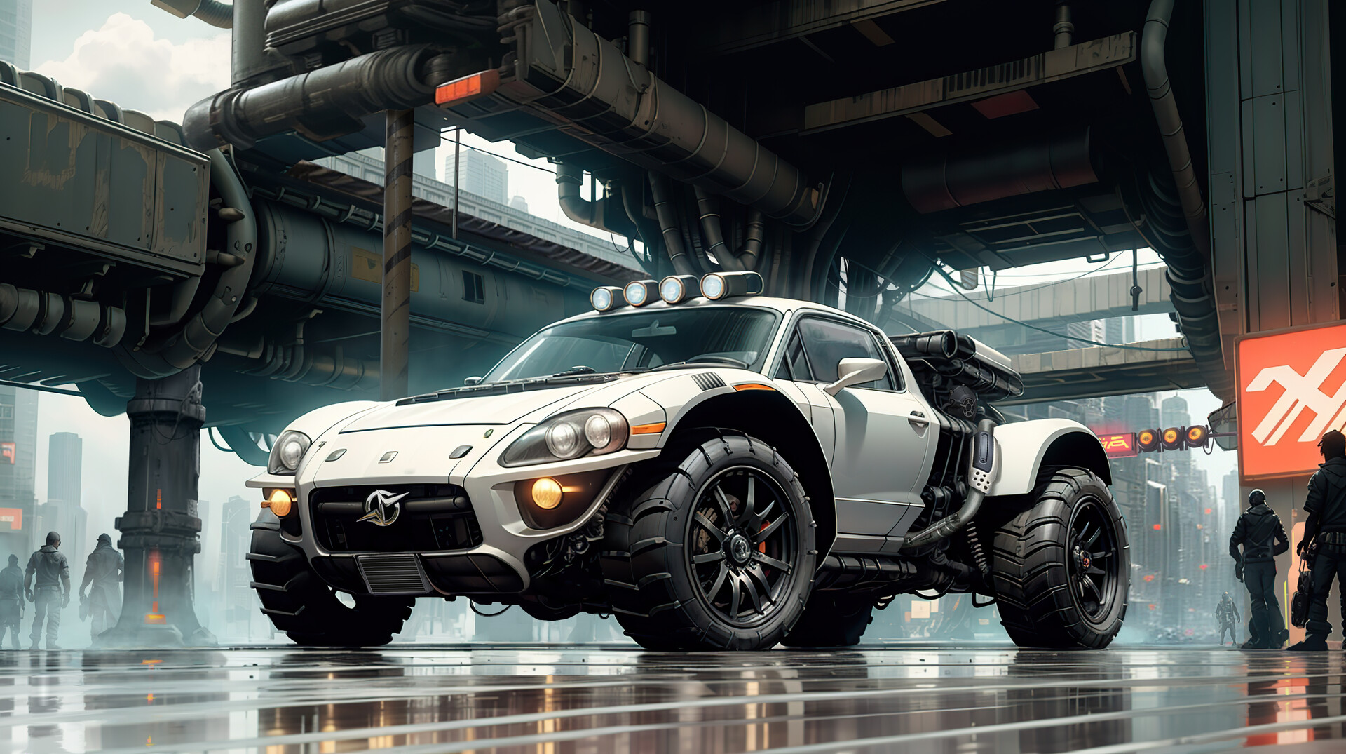 ArtStation - Concept Vehicle experimental pipeline