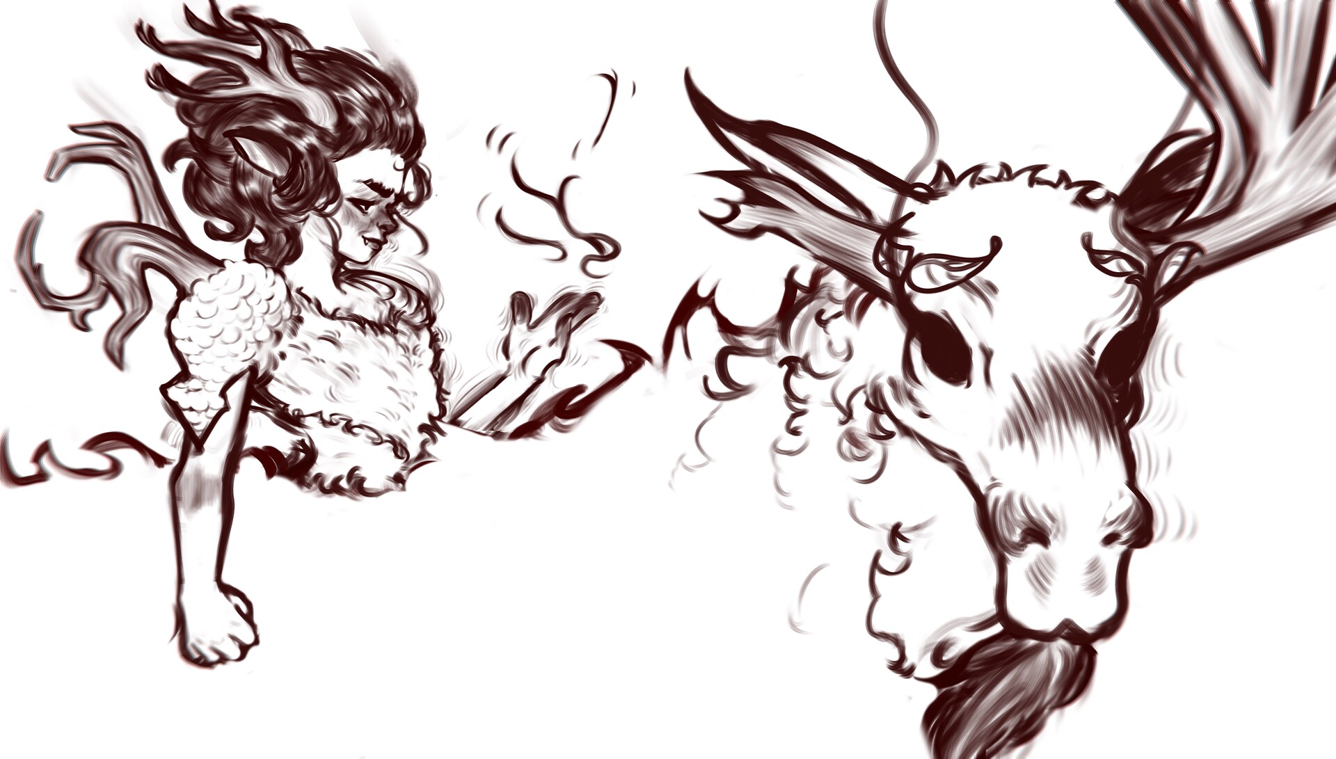 ArtStation - Moose god