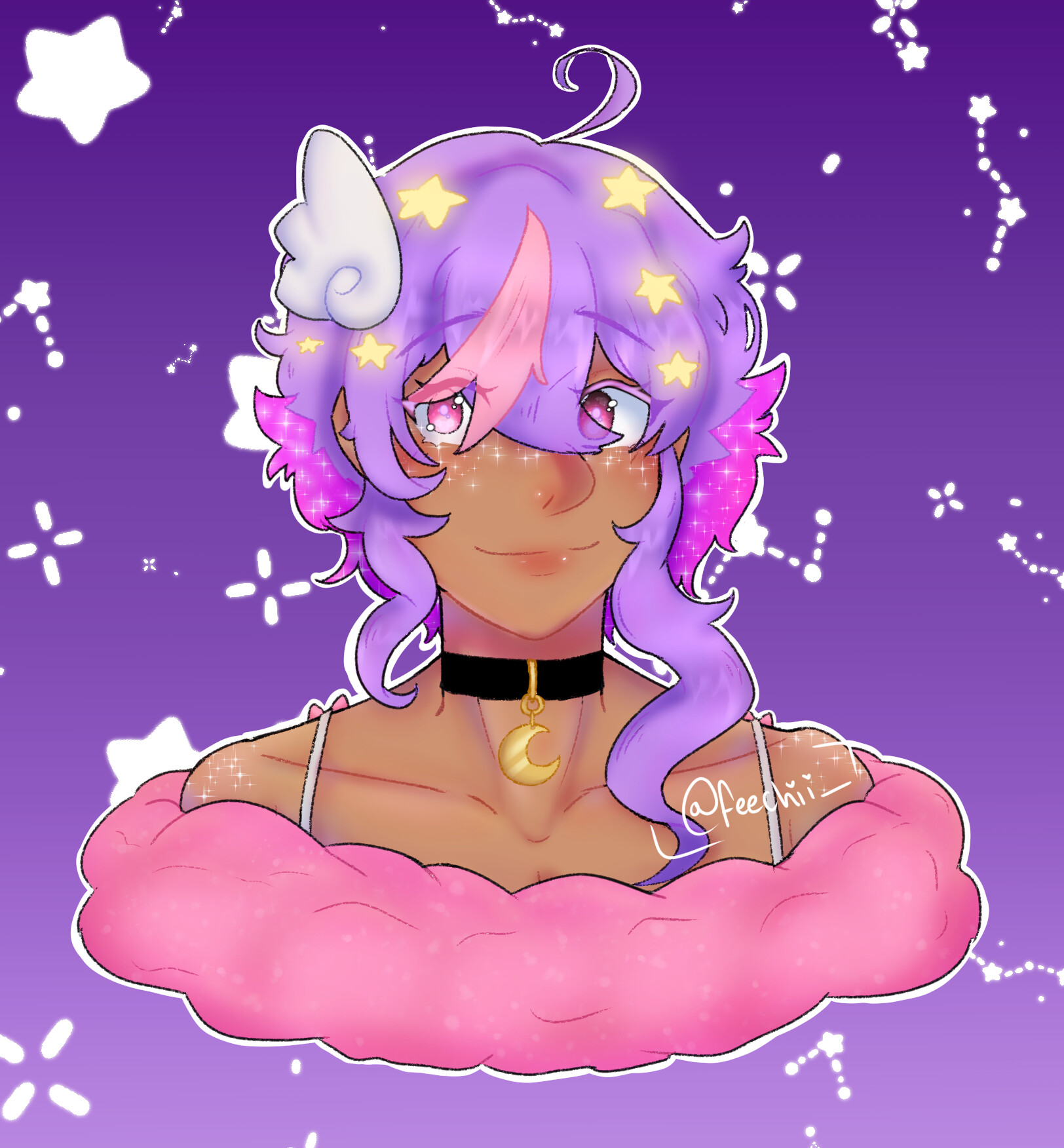 ArtStation - A starry girl