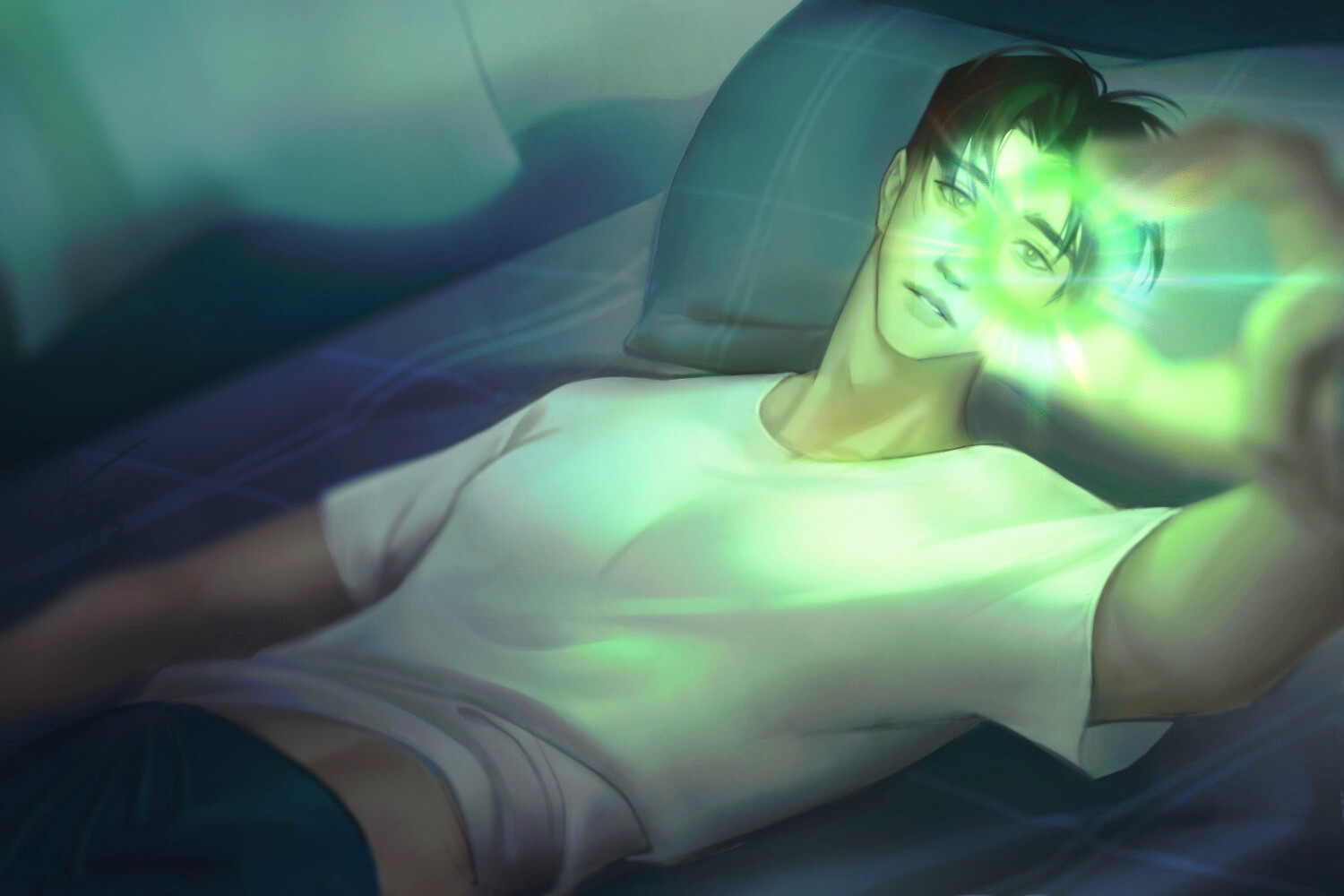 ArtStation - Doubt - Kyle Rayner fanart