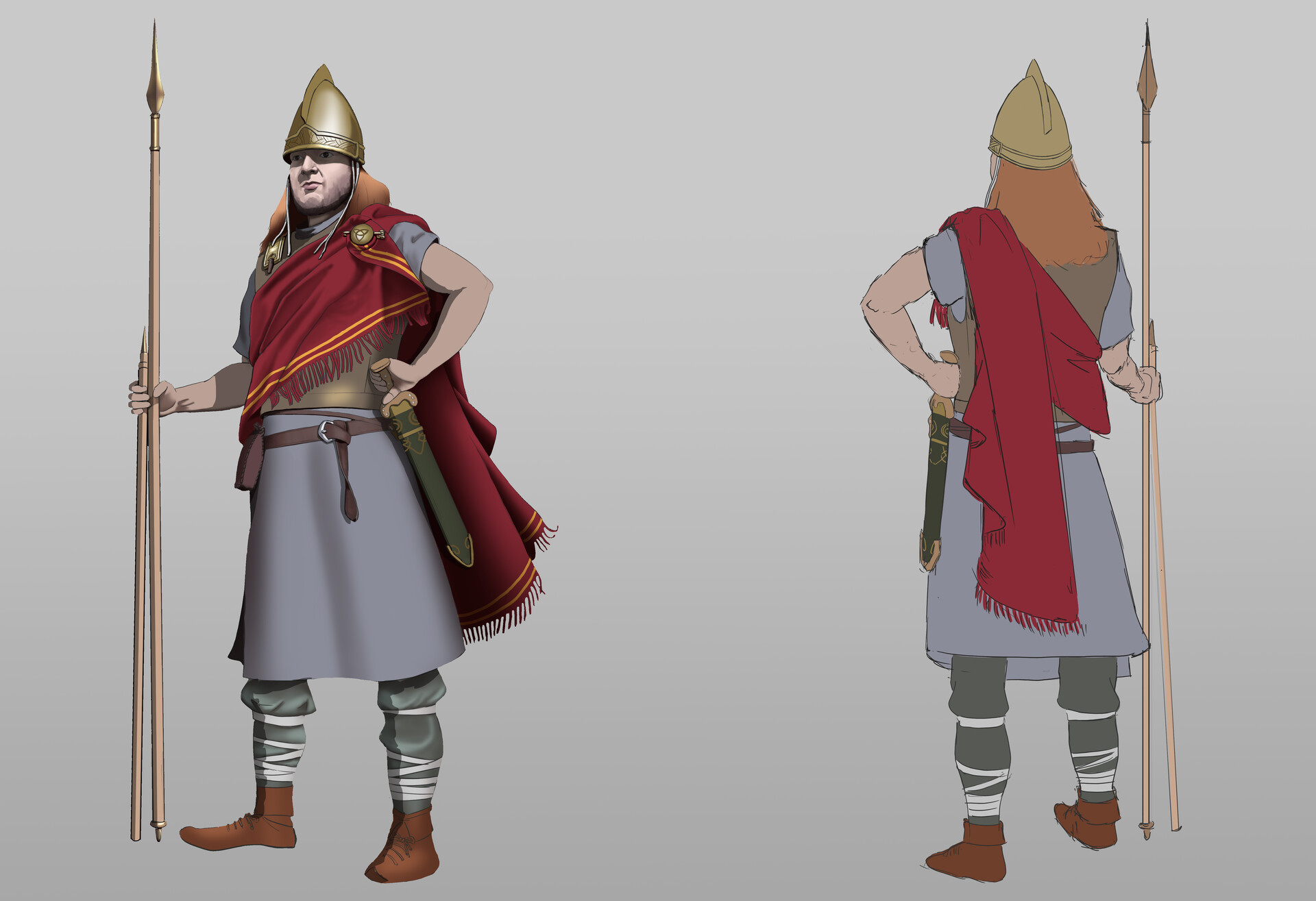 ArtStation - Celtic Soldiers