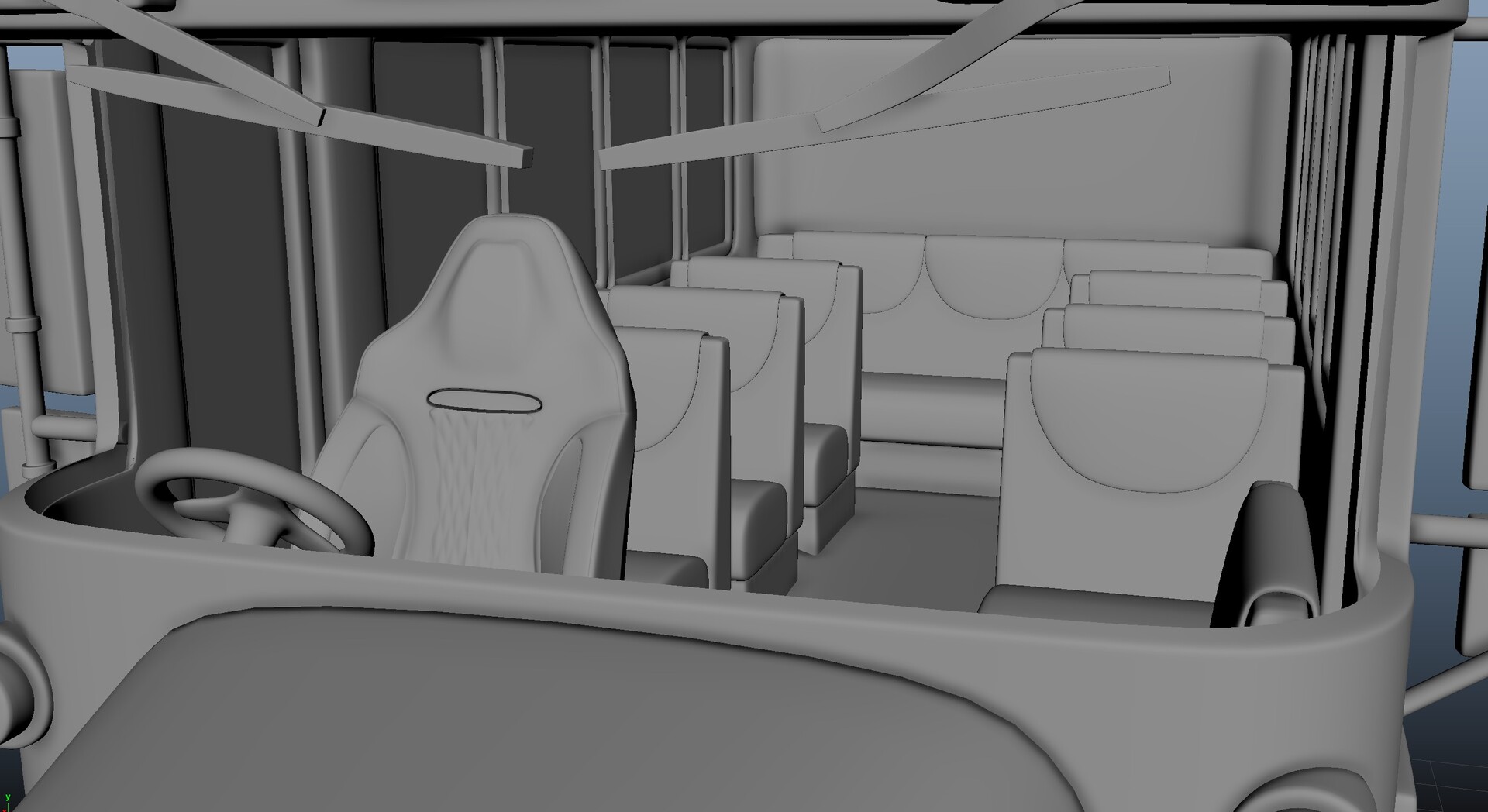 ArtStation - school bus