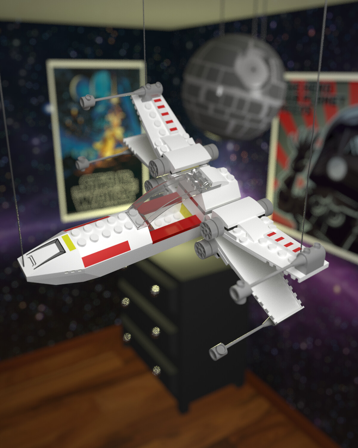 ArtStation - Lego Star Wars Mini X-Wing