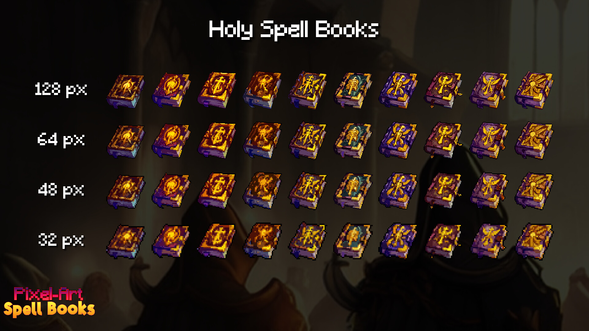 King Game Assets - Pixel-Art Spell Books