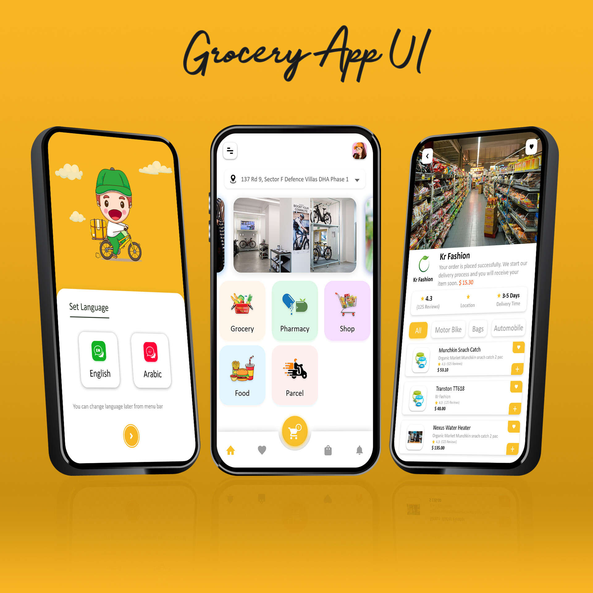 ArtStation - Grocery App UI