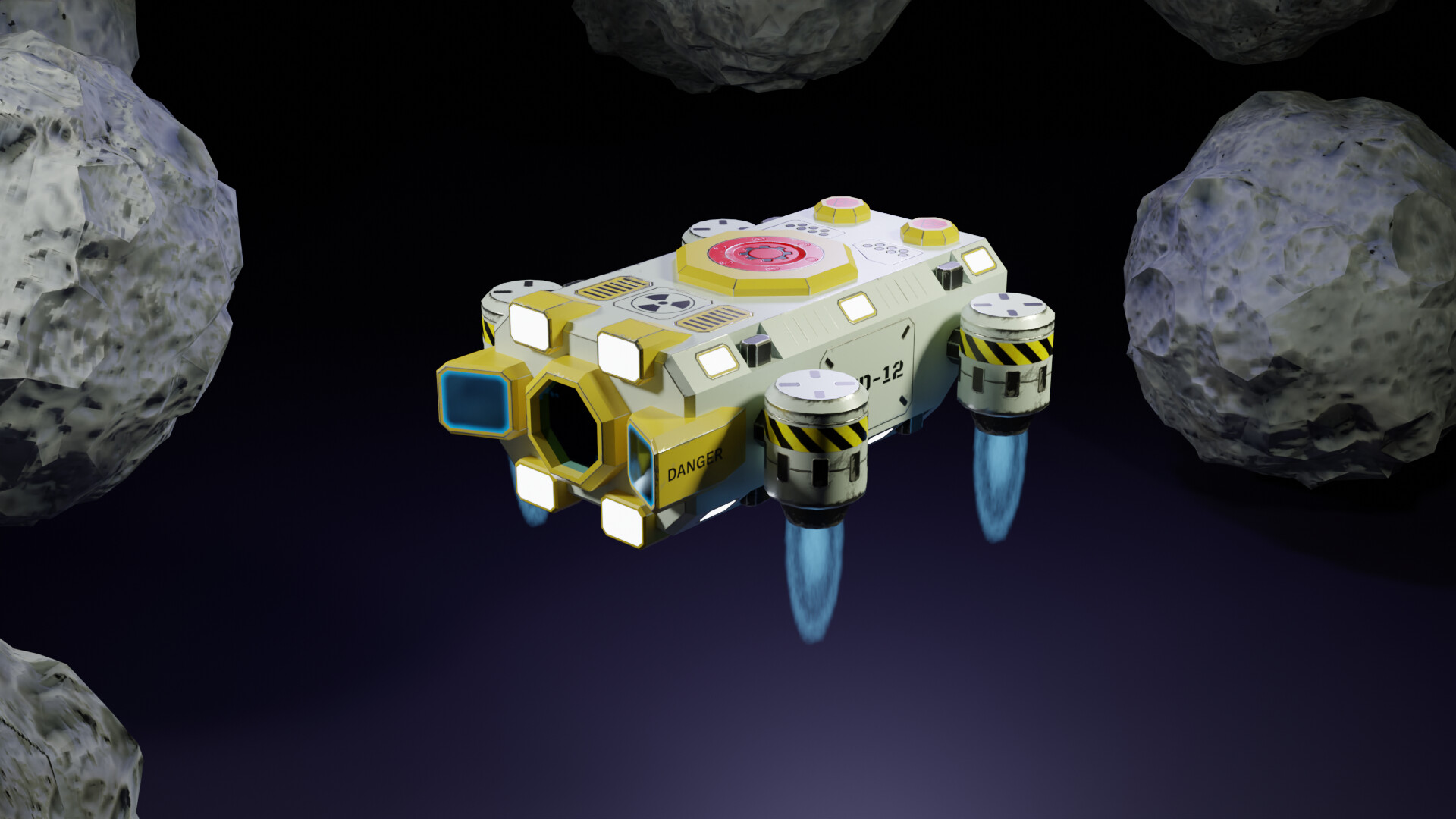 ArtStation - Space mining dron MDR