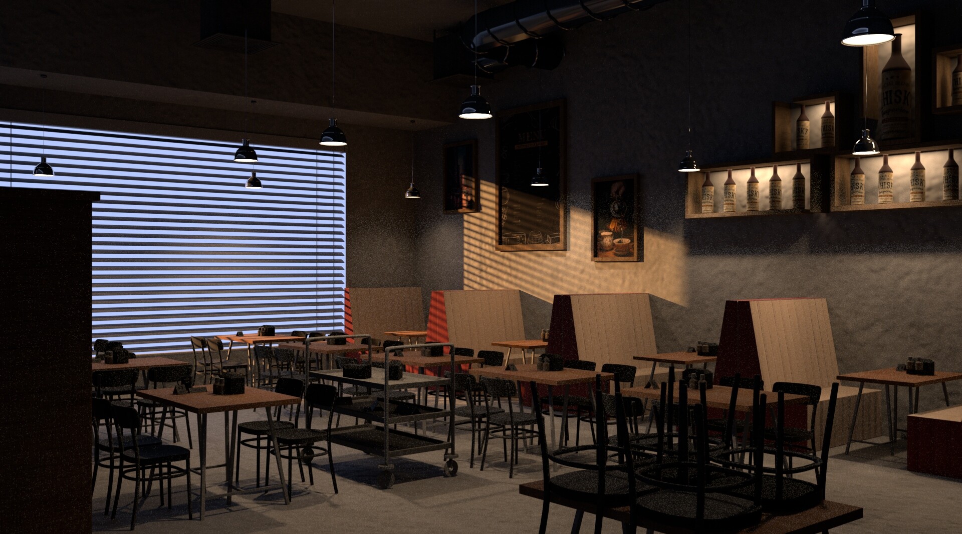 ArtStation - Restaurant Interior