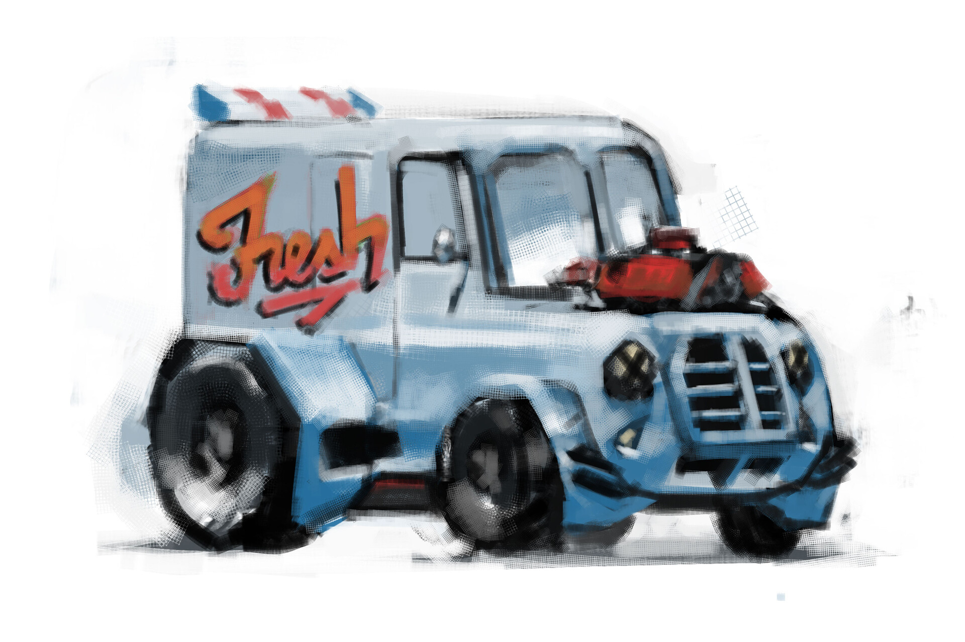 ArtStation - HELDEEP347: Milk Truck