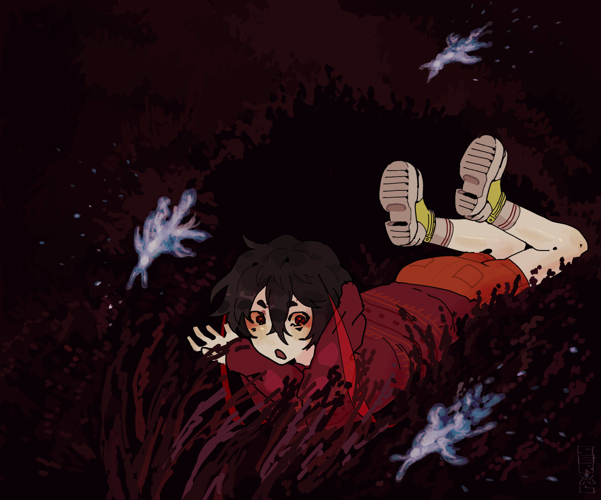 ArtStation - red field creatures