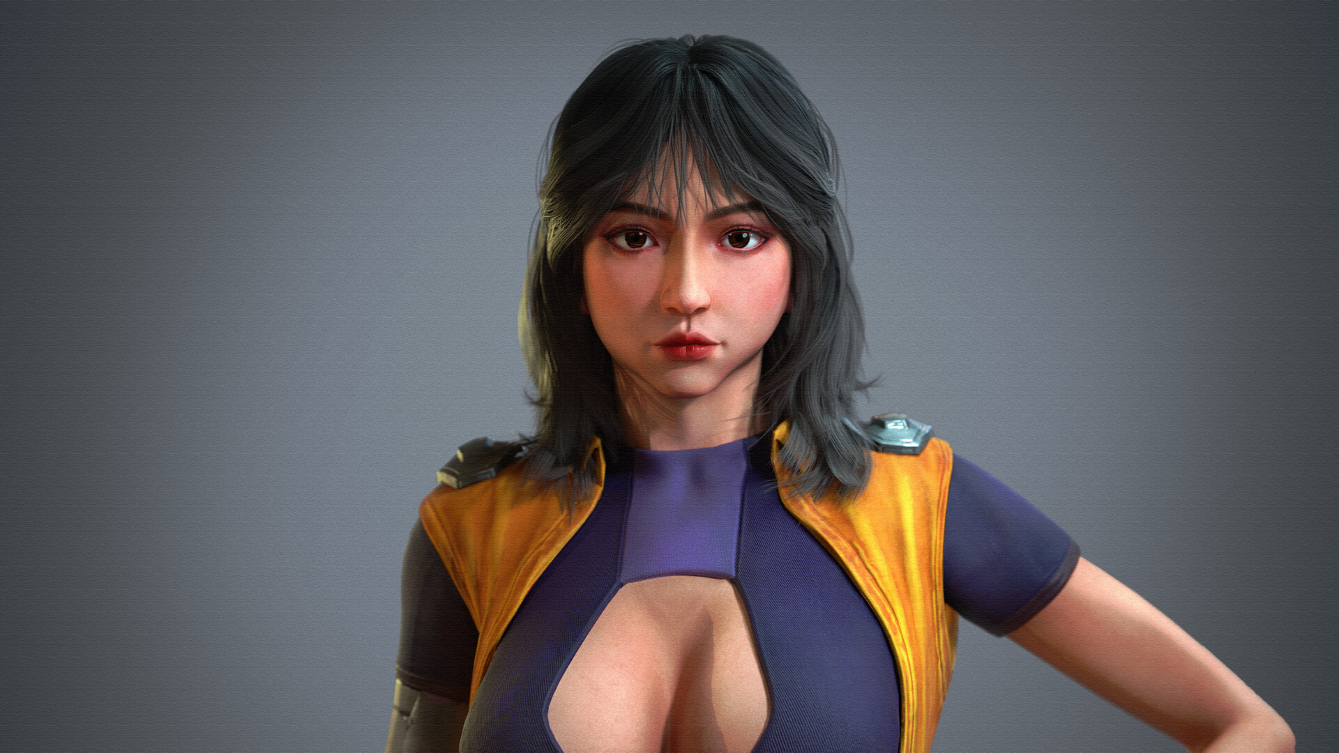 ArtStation - Asian girl