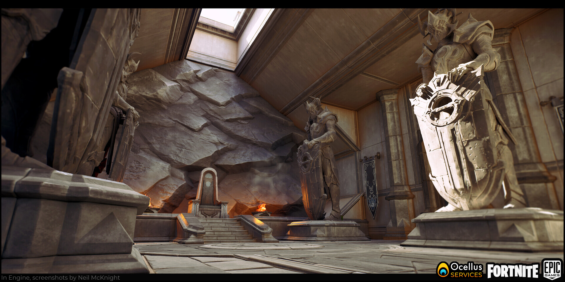 Ocellus - SERVICES - Fortnite - Citadel (Interior): Throne and Diner Rooms