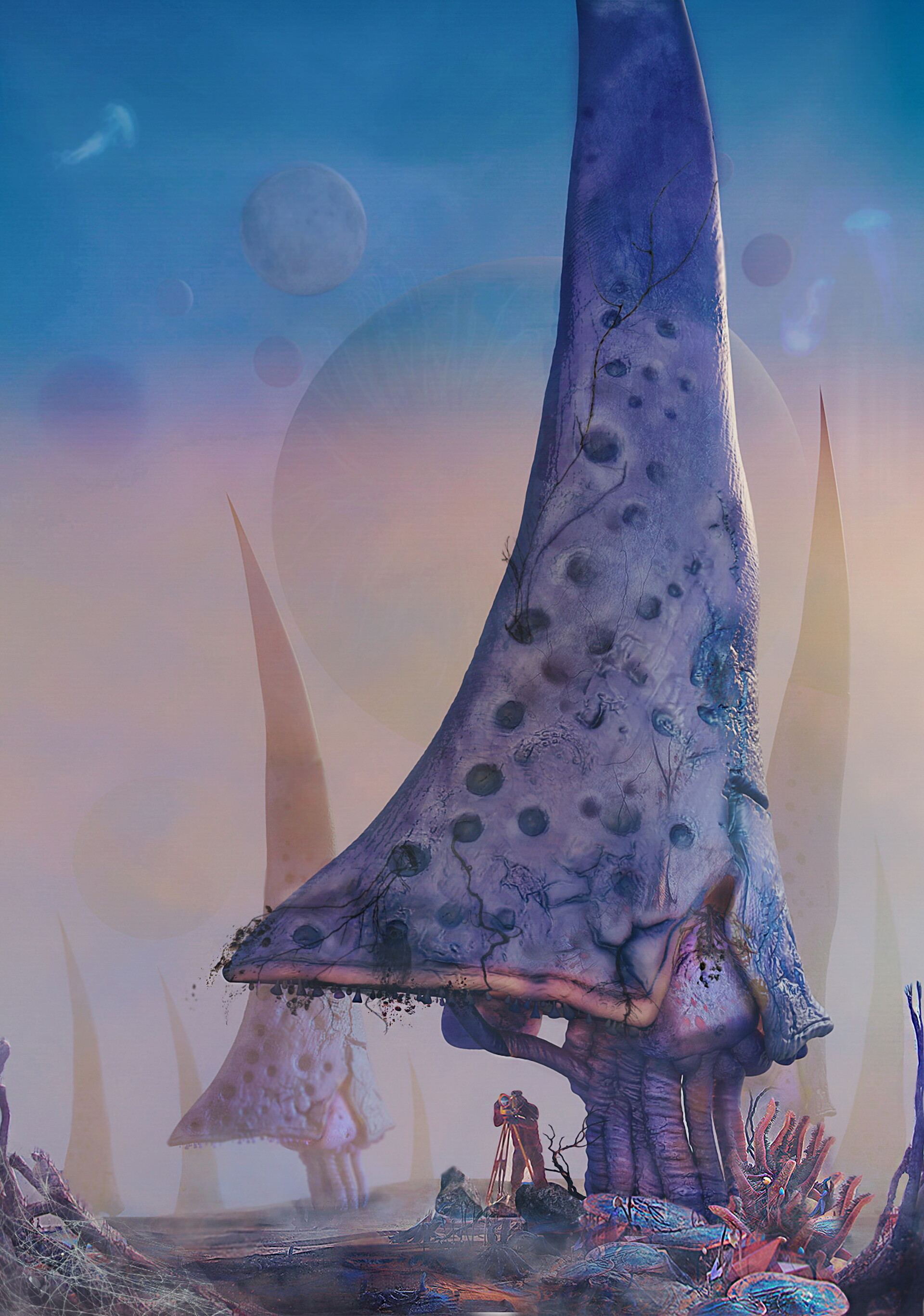 ArtStation - Space mushrooms