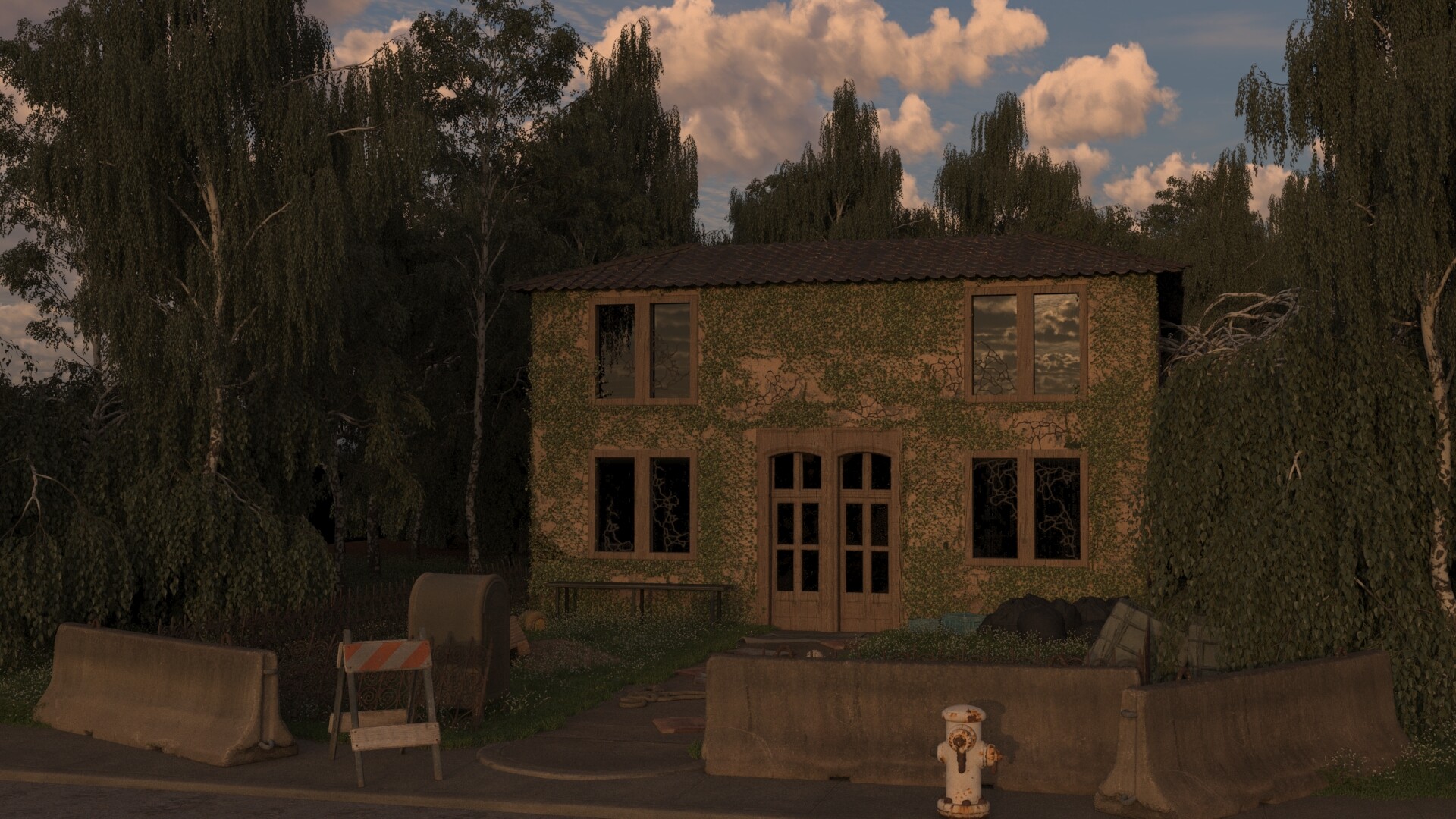 ArtStation - Post apocalyptic house