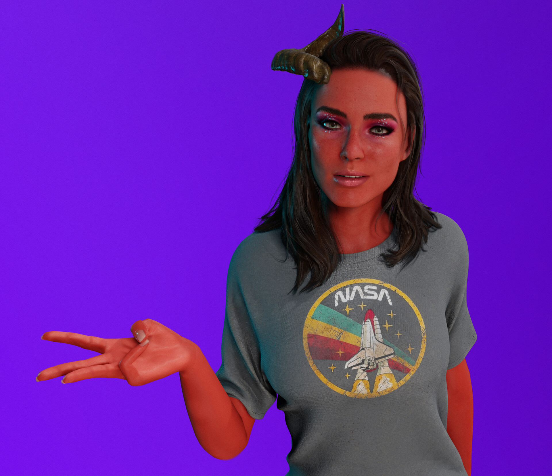 Axill TNT - Nova The Red Alien Girl