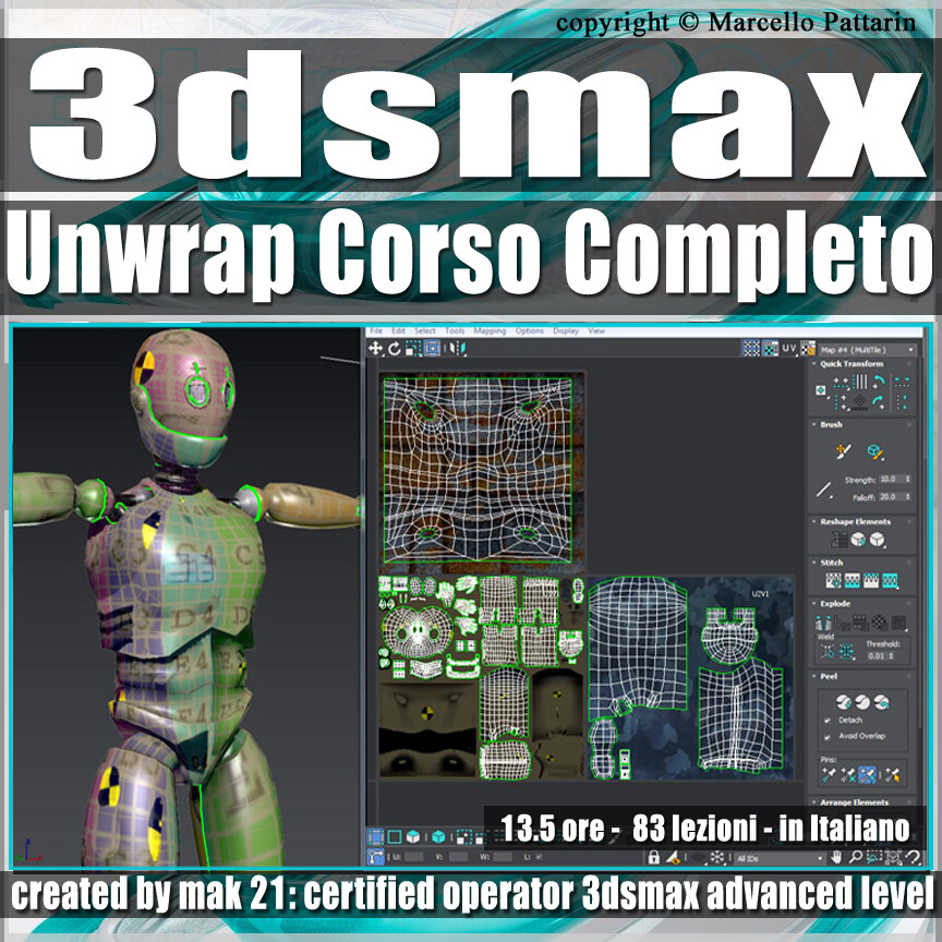 ArtStation - 3ds max Unwrap Corso Completo