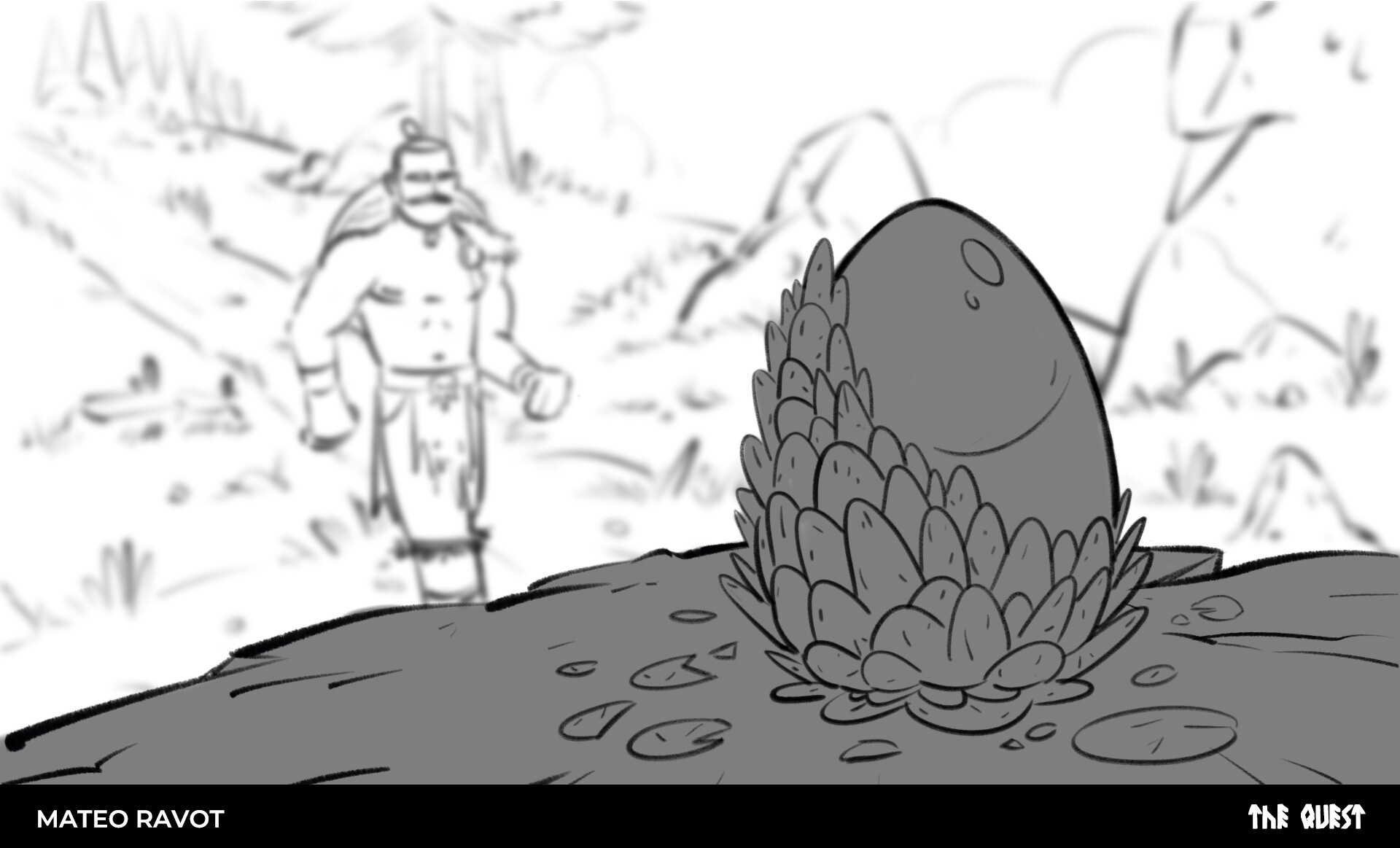Mateo Ravot - THE QUEST - STORYBOARD #01