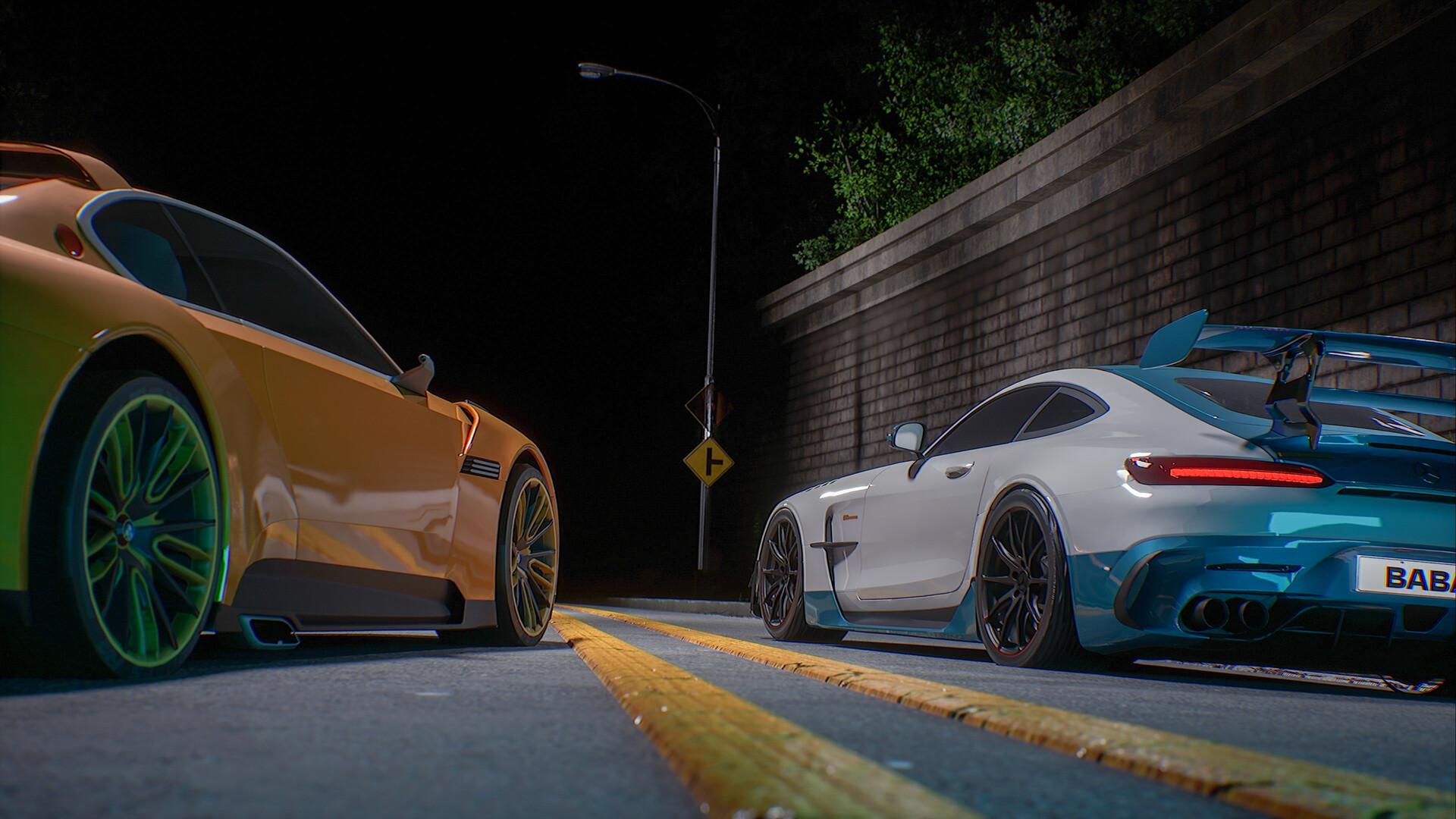 ArtStation - Night Riders - Unreal Engine ( Path Tracer)