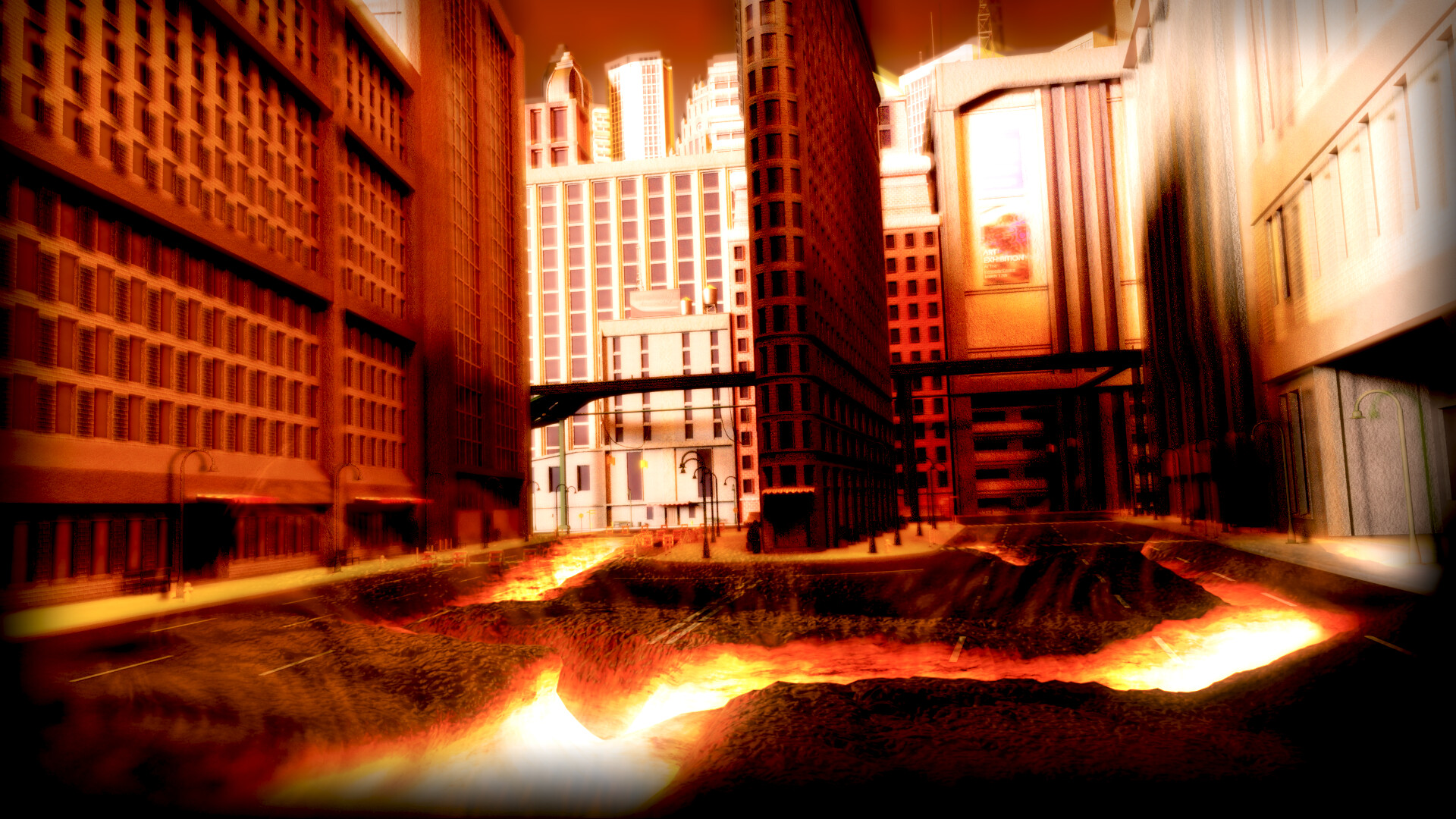 ArtStation - 'Lava City' CG Composite