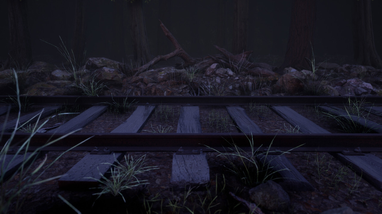 ArtStation - Forgotten Tracks Render