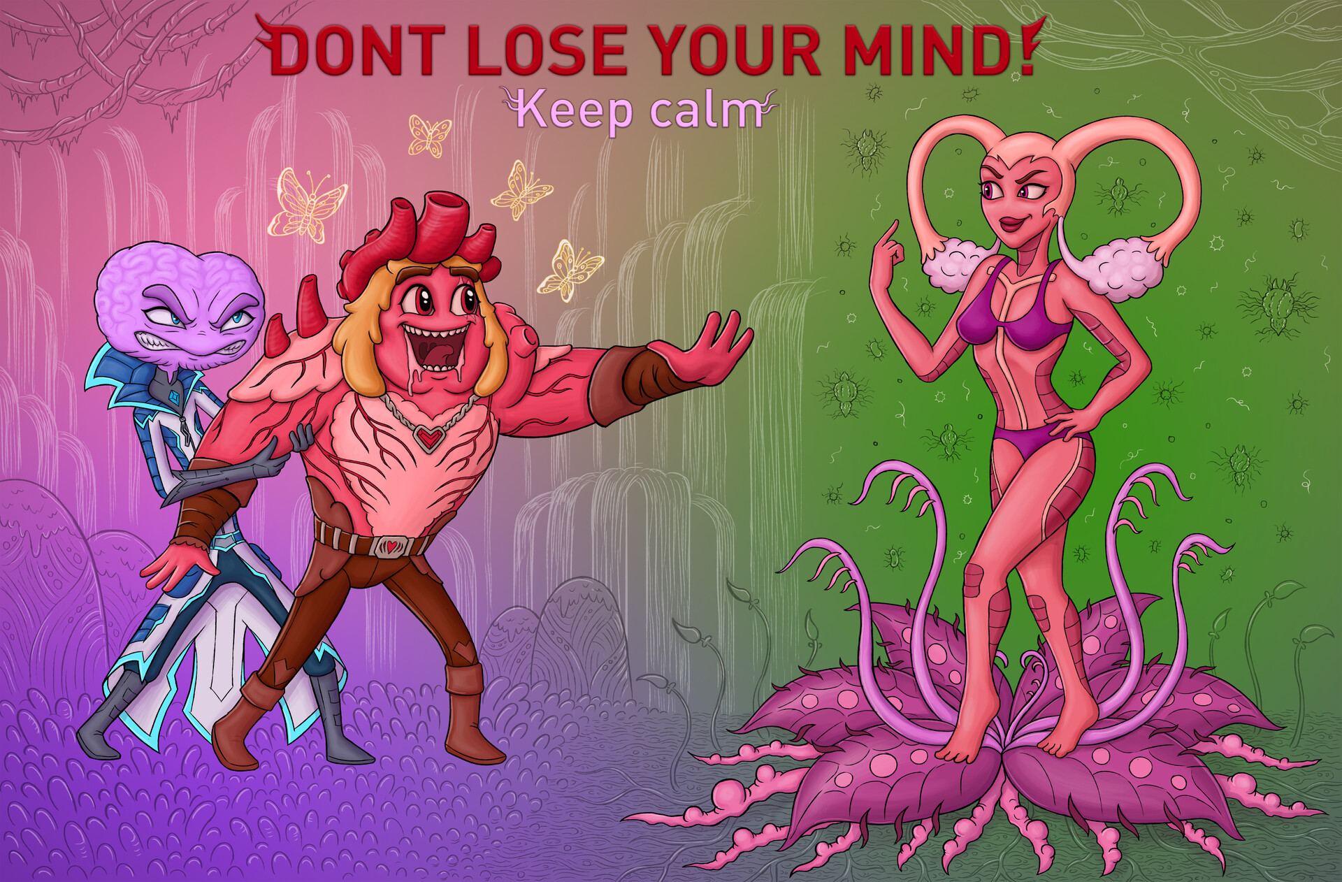 ArtStation - DONT LOSE YOUR MIND