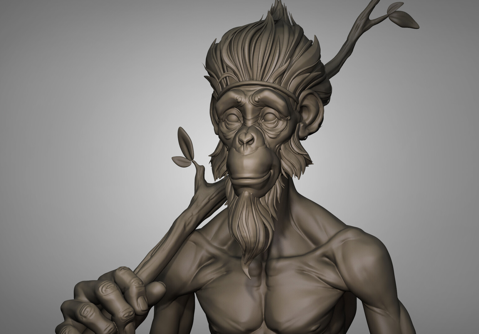 ArtStation - Wise monkey