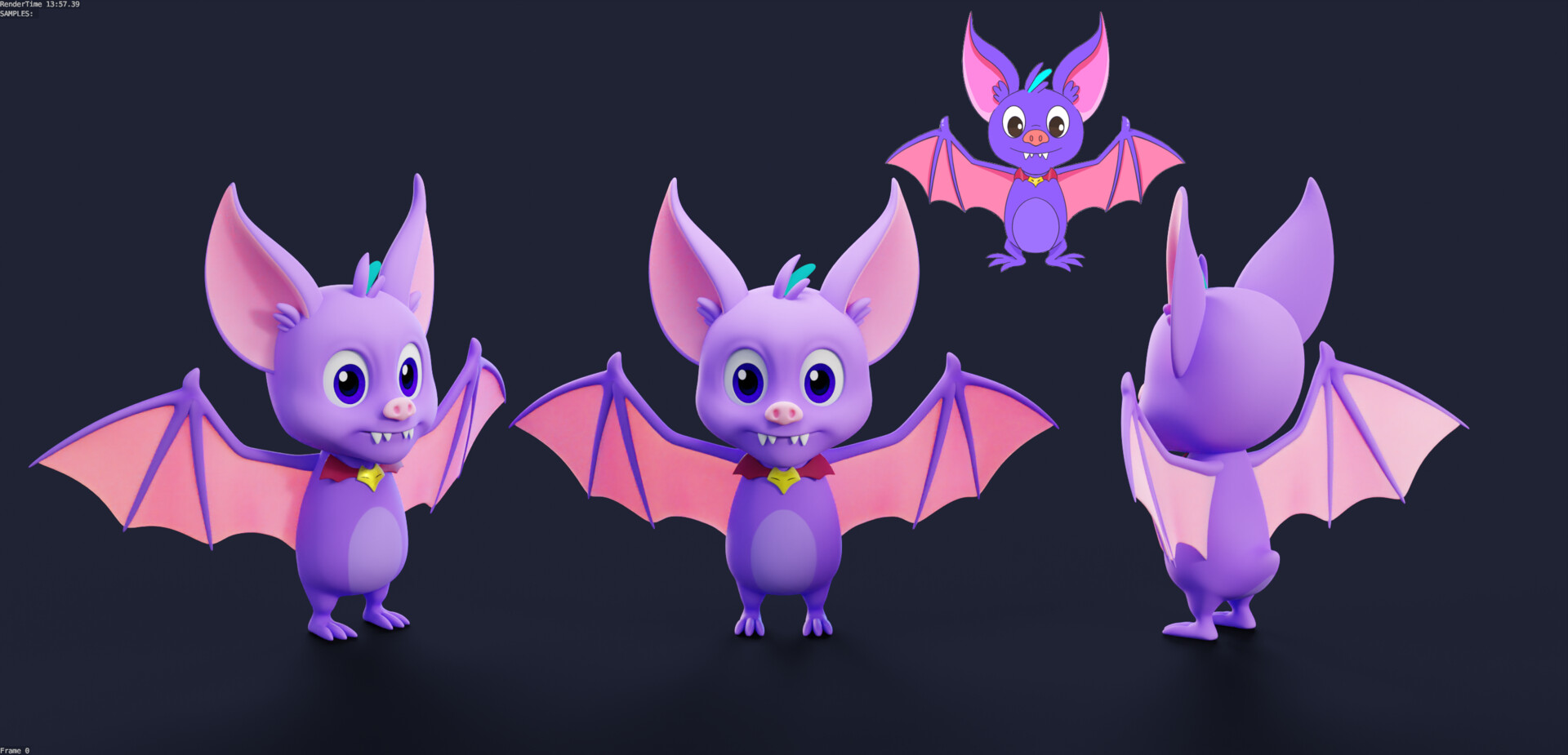 ArtStation - Cute Bat