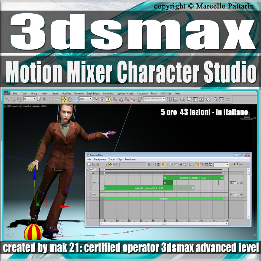 ArtStation - Corso Motion Mixer CS studio in 3ds max