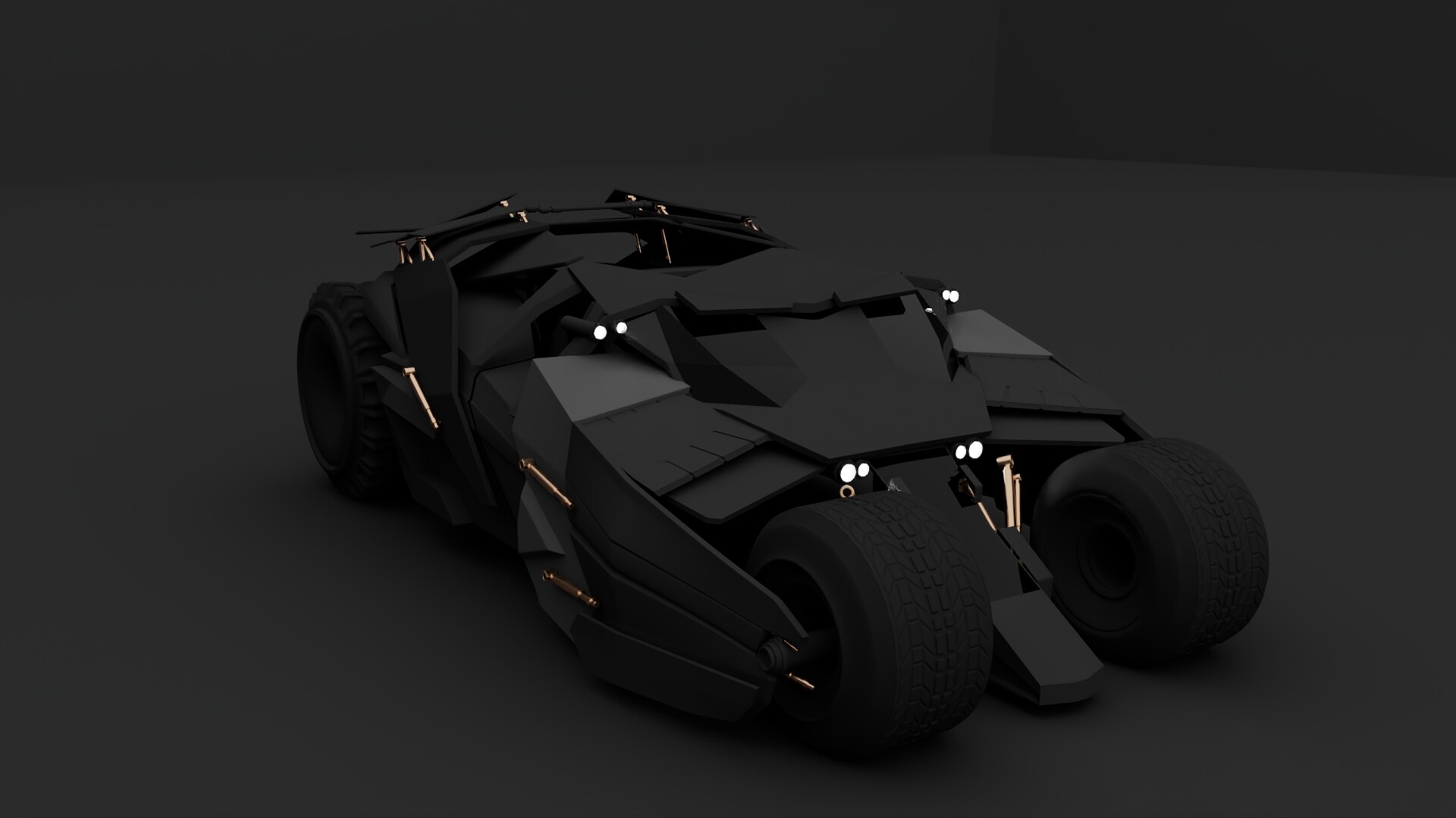 ArtStation - BATMOBILE DARK KNIGHT