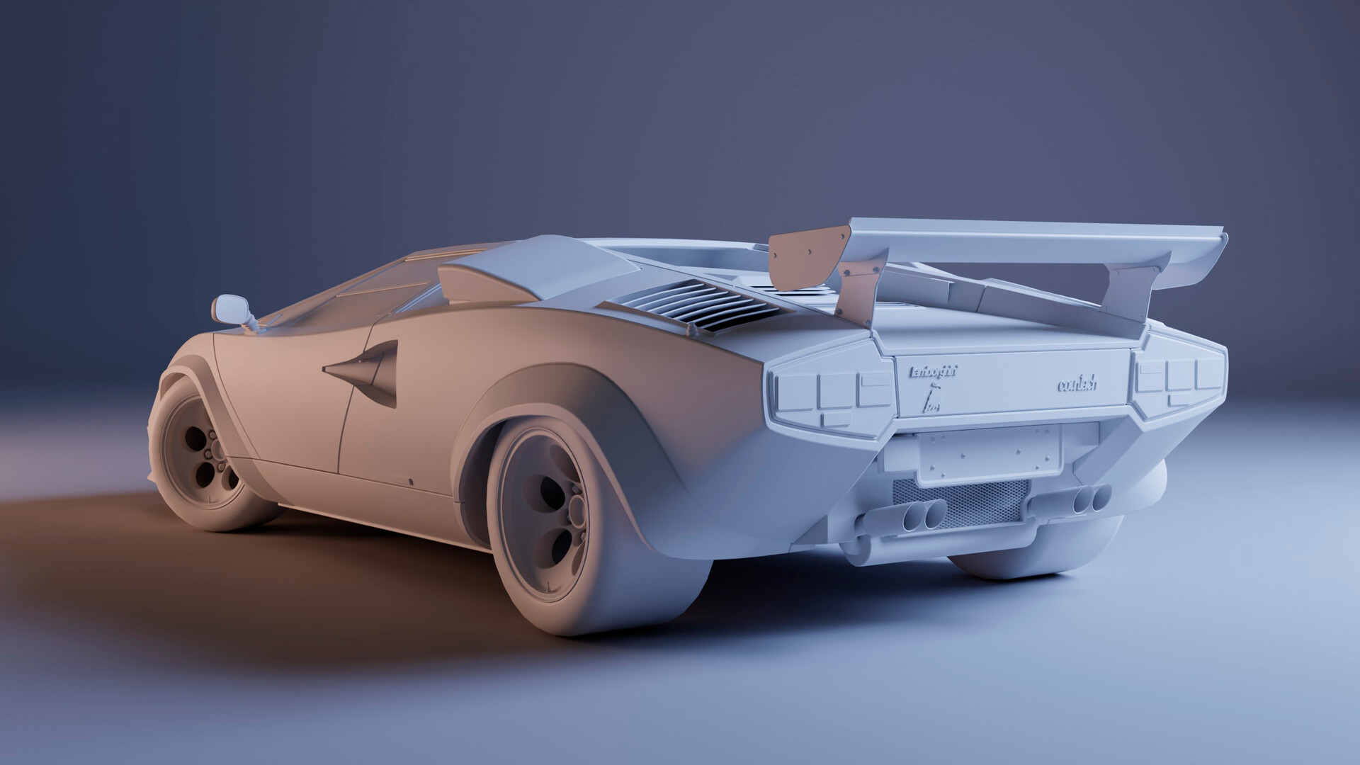ArtStation - Lamborghini Countach