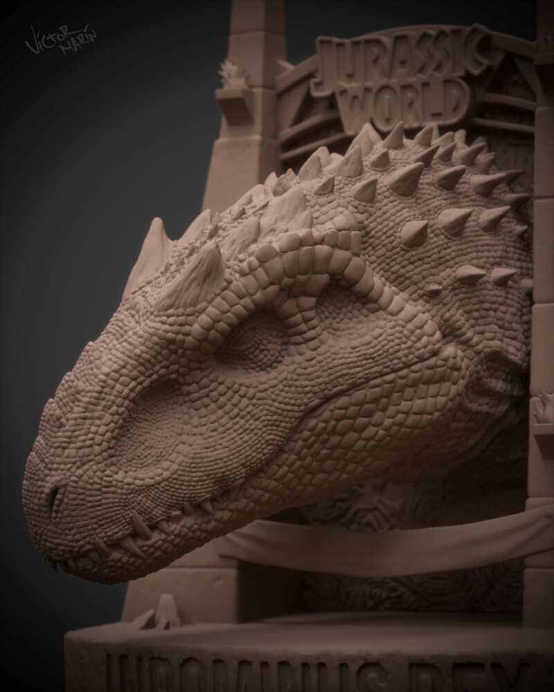 Victor Marin - Doctor Collector Indominus Rex Premium Statue