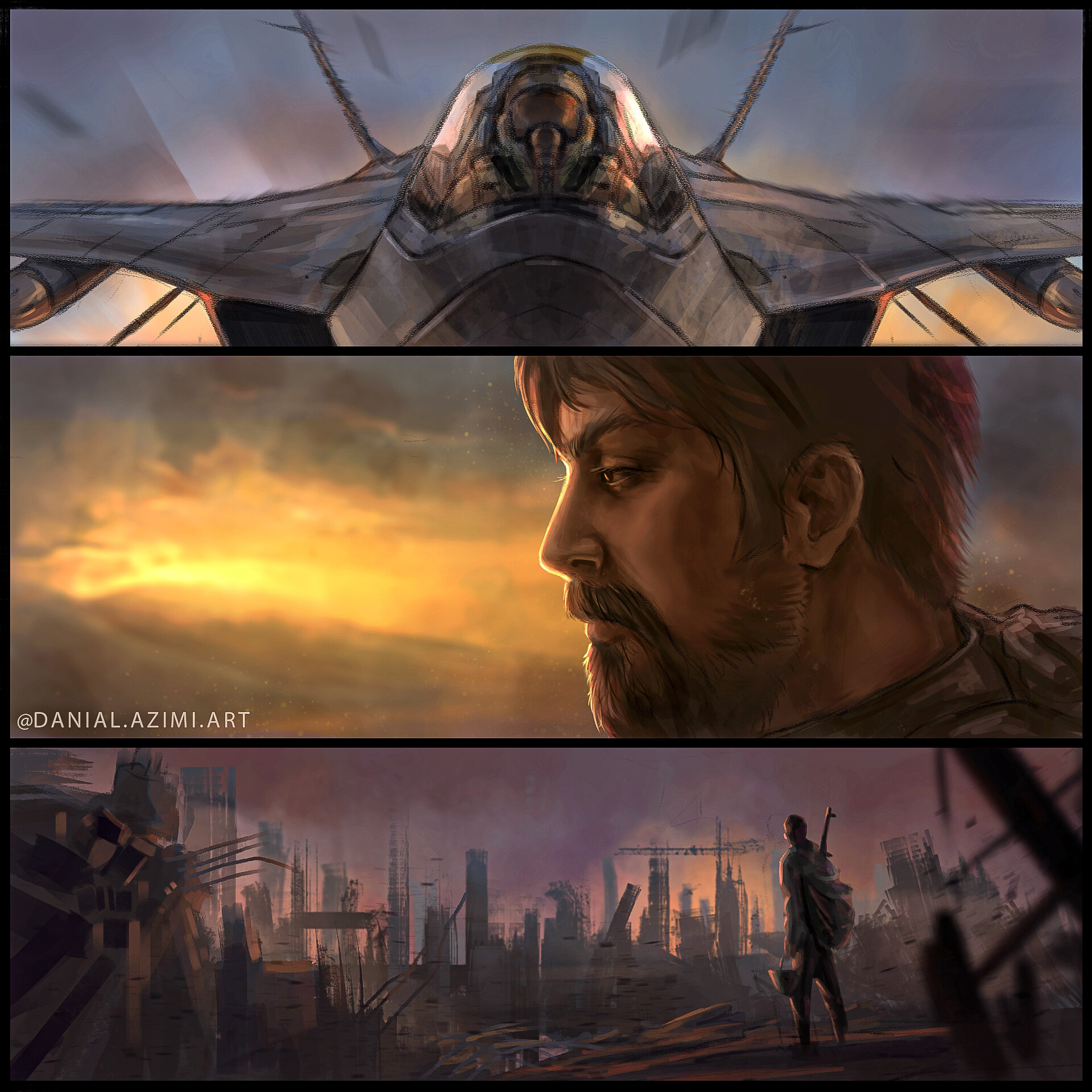 ArtStation - war-torn city