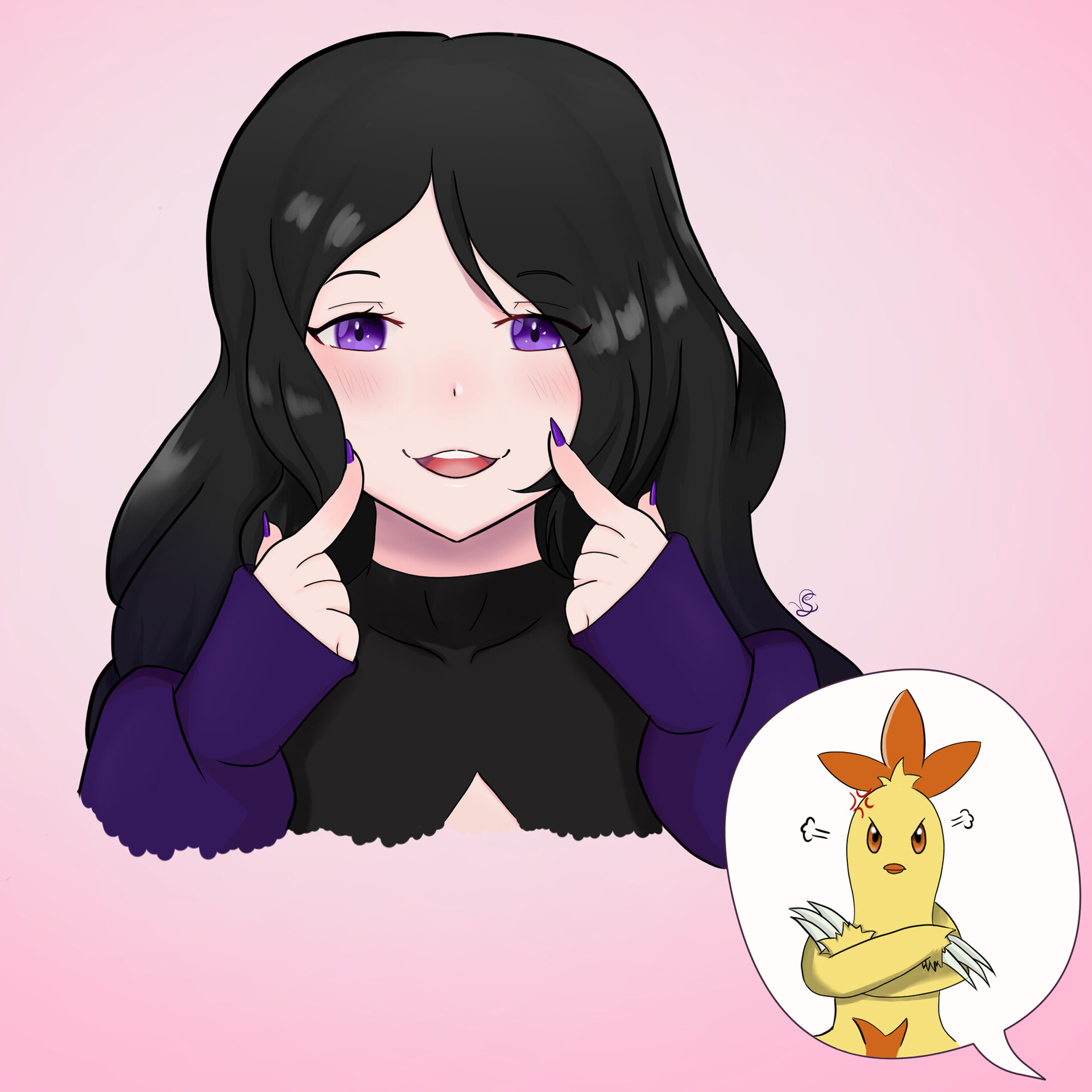 ArtStation - Violet Trainer - Pokémon oc