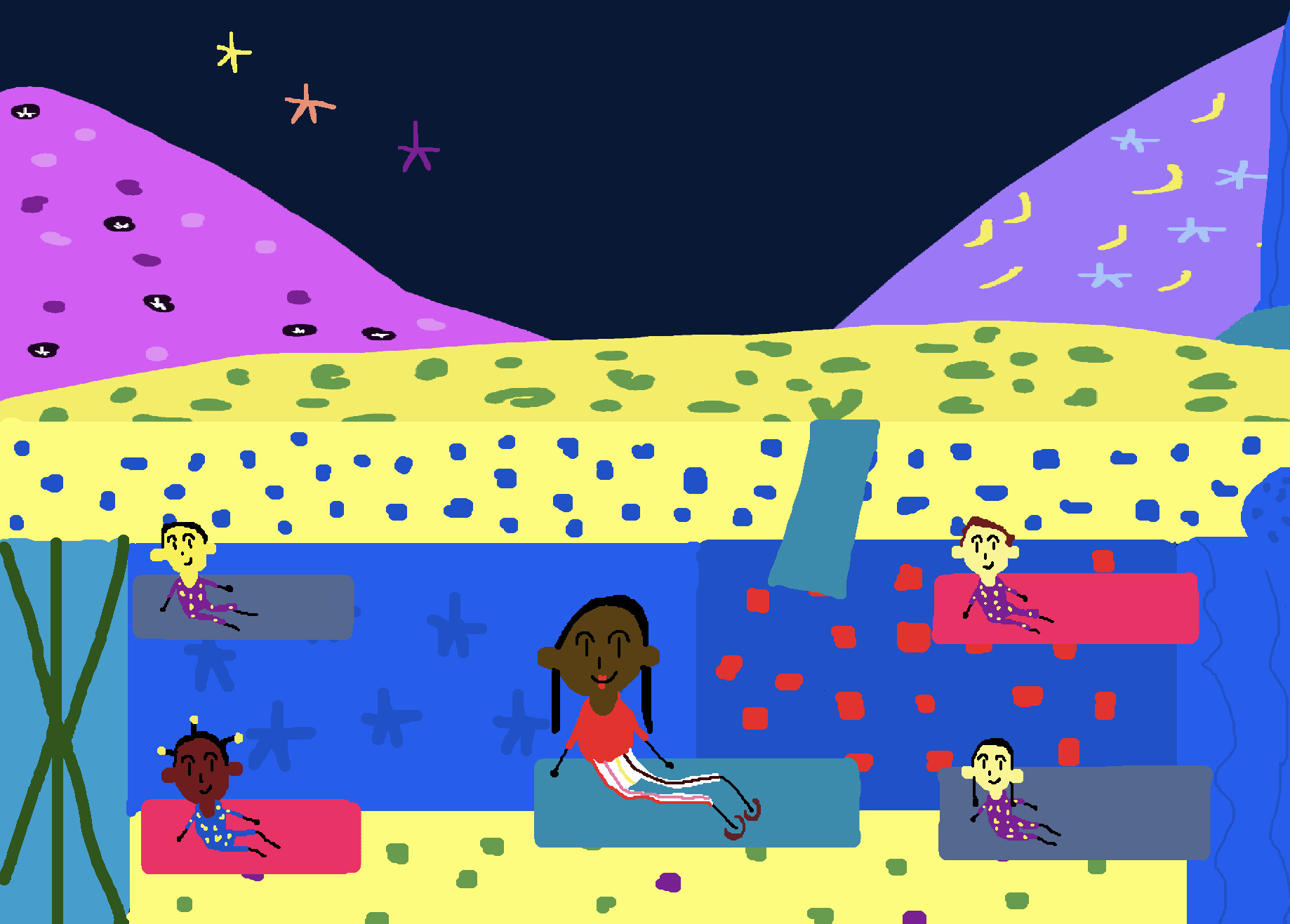 ArtStation - Table Stretch (The Good Night Show)